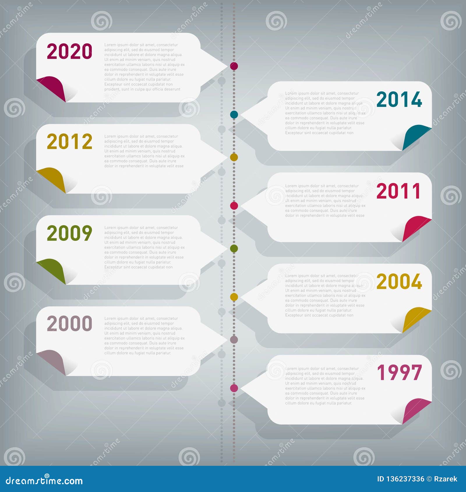 Simple Infographic Timeline. Vector. | CartoonDealer.com #136237336
