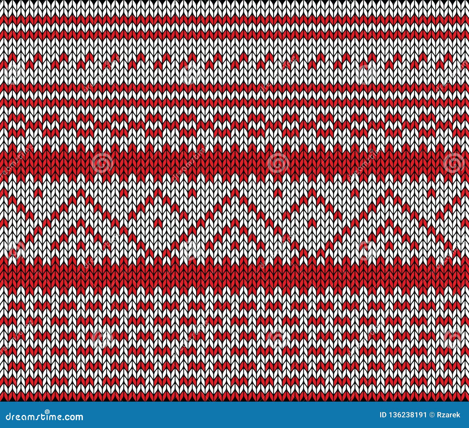 Vector Abstract Knitting Seamless Pattern. - Illustration Stock Vector ...