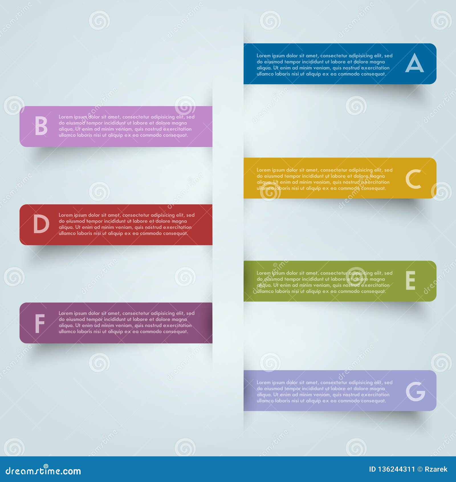 Set of Paper Banners - Progress Steps. - Illustration Stock Vector ...