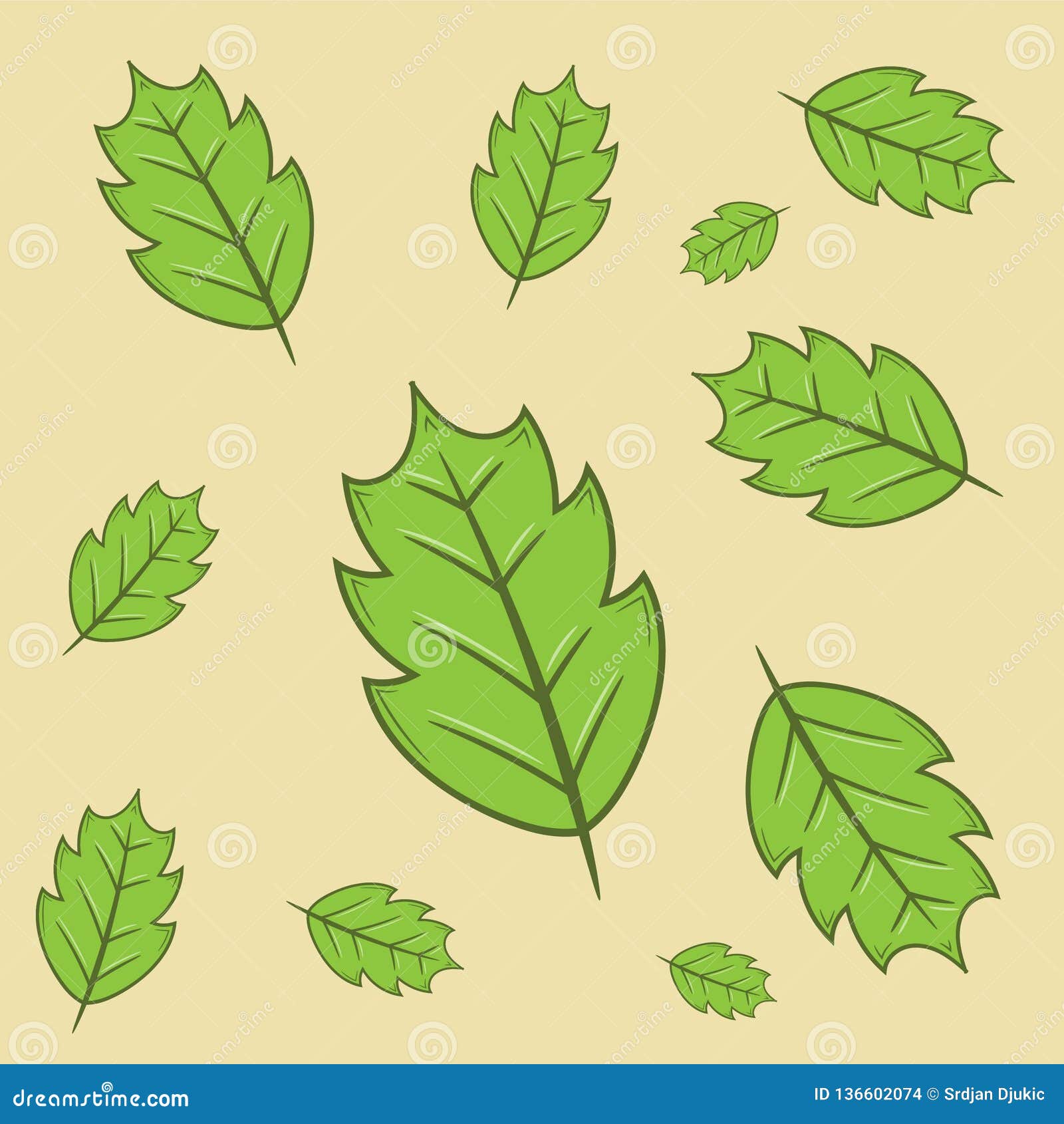 Decorative Leaves Icon Collection for Many Uses Stock Vector ...