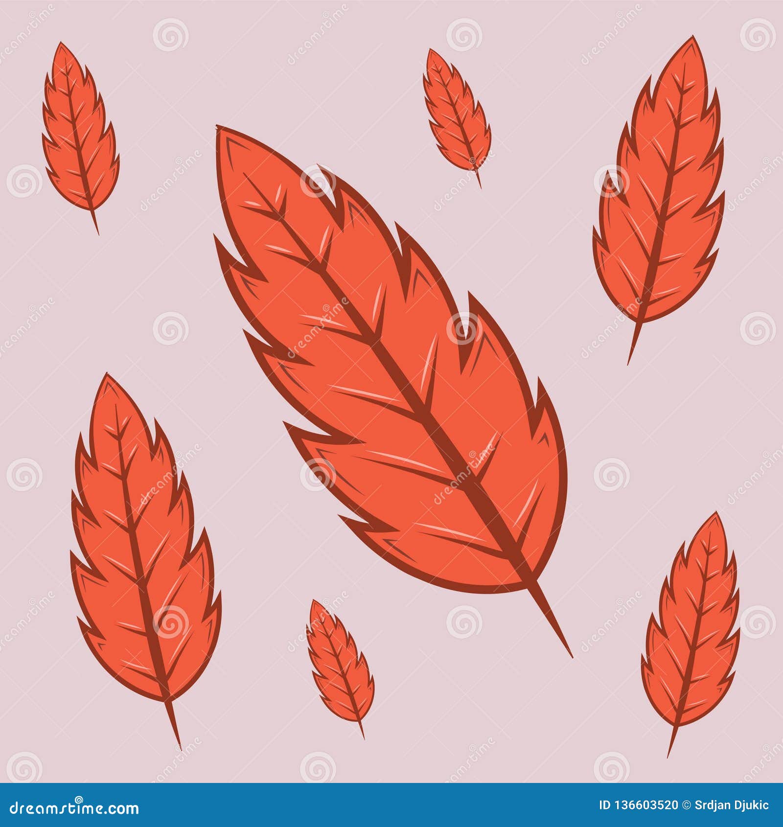 Decorative Leaves Collection for Many Uses Stock Vector - Illustration ...
