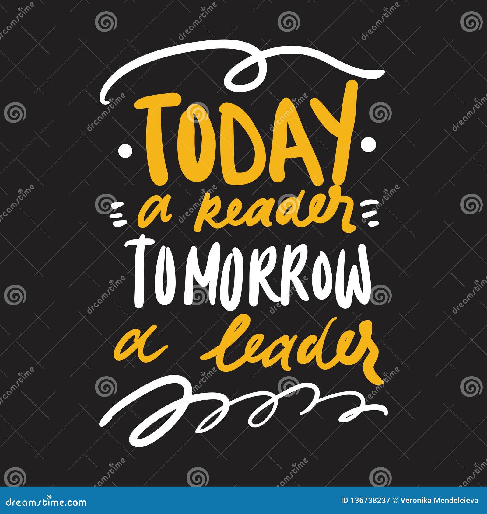 Be A Leader Lettering Design With Abstract Gold Star Logo Icon In Black ...