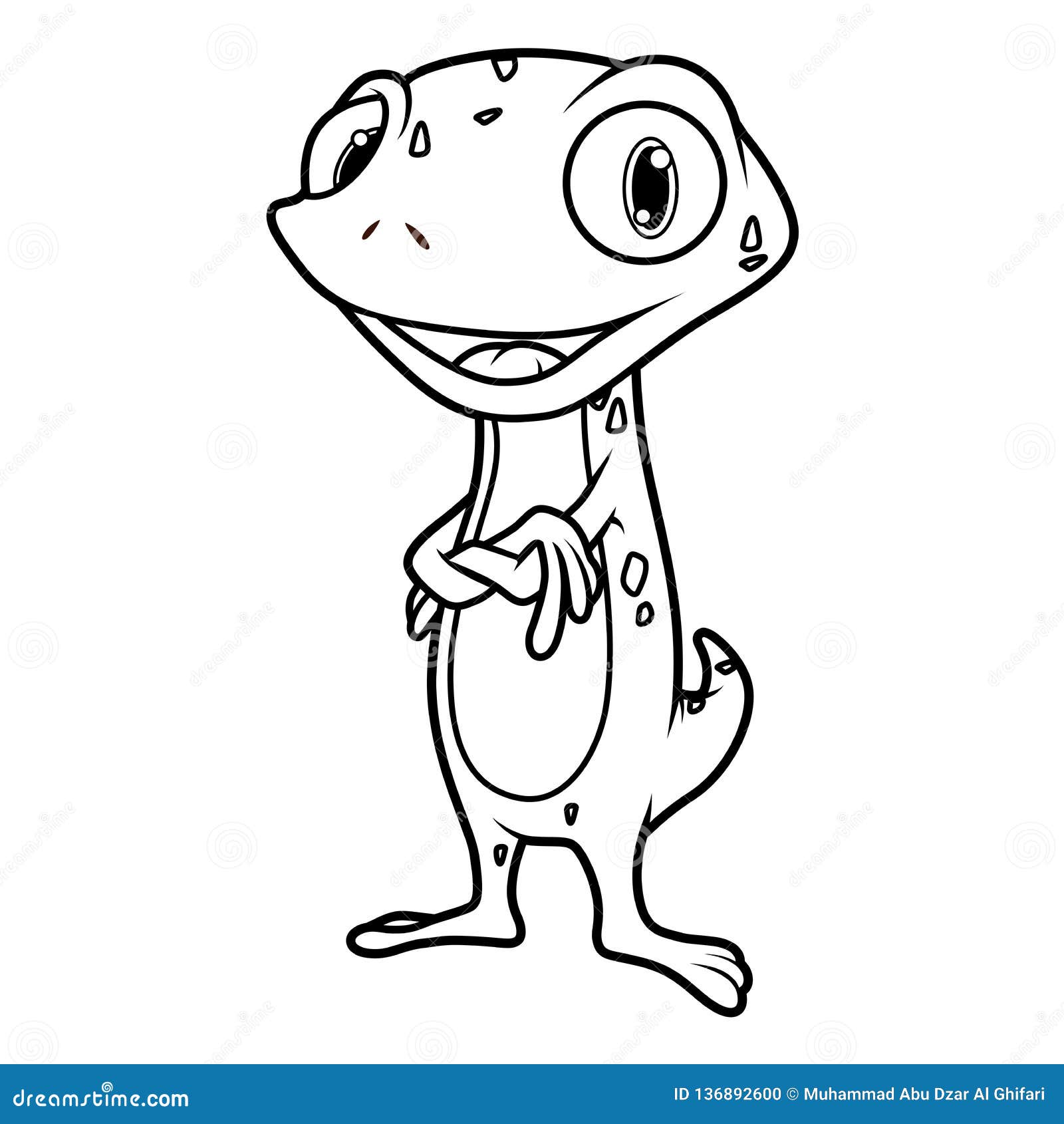 Gecko Illustration | CartoonDealer.com #91031784