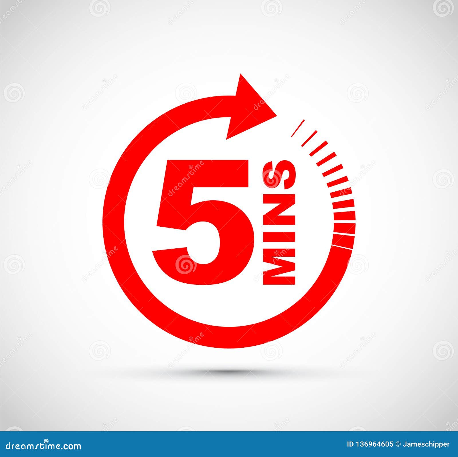 The 37 Minutes Icon Isolated On White Background, Clock And Watch ...