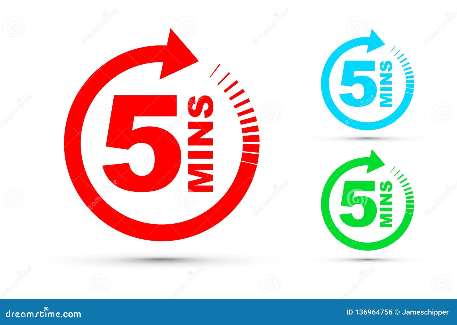 The 49 Minutes Icon Isolated On White Background, Clock And Watch ...