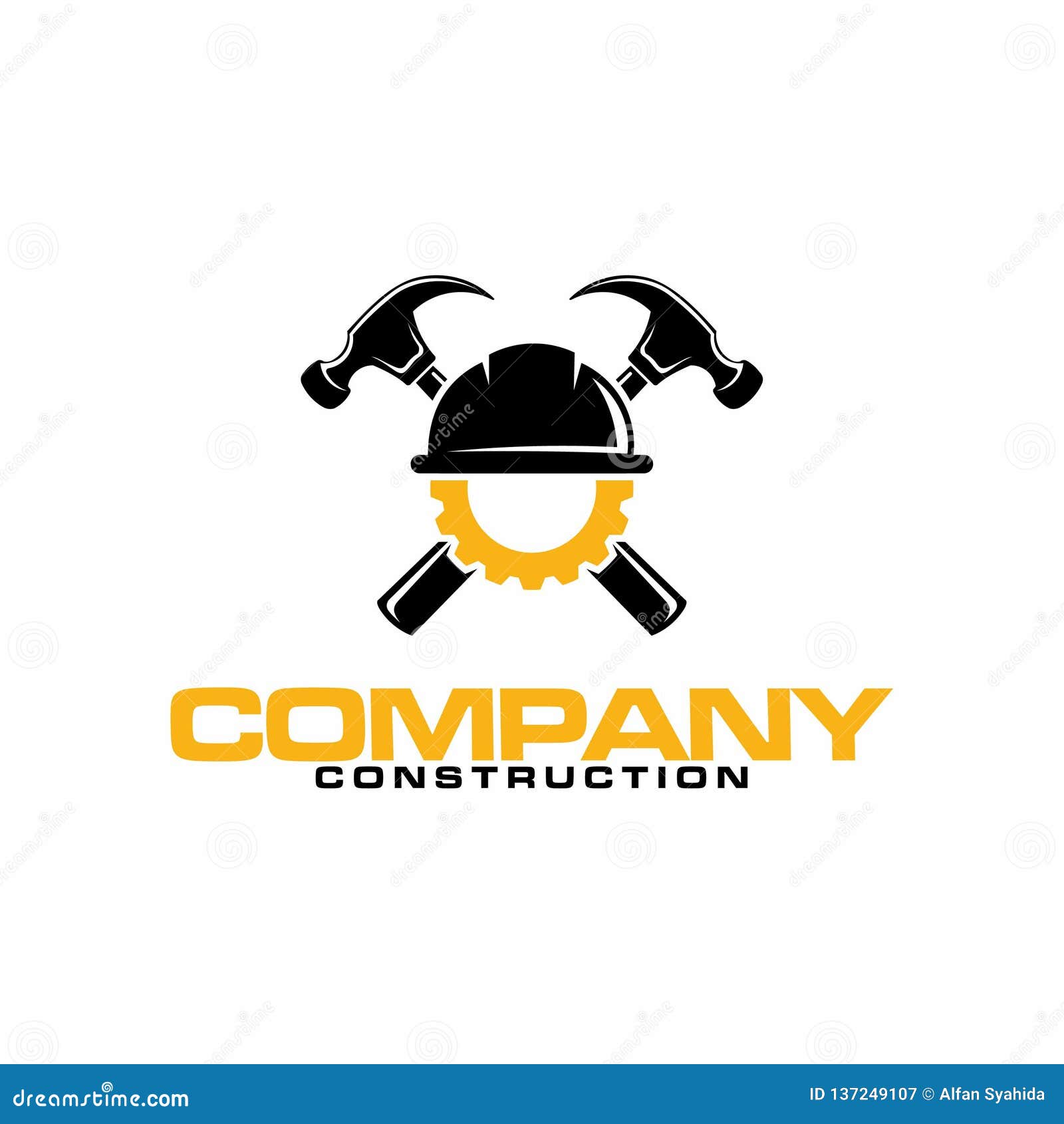 Tools for Architects,Vector Company Logo Element Template of Head in ...