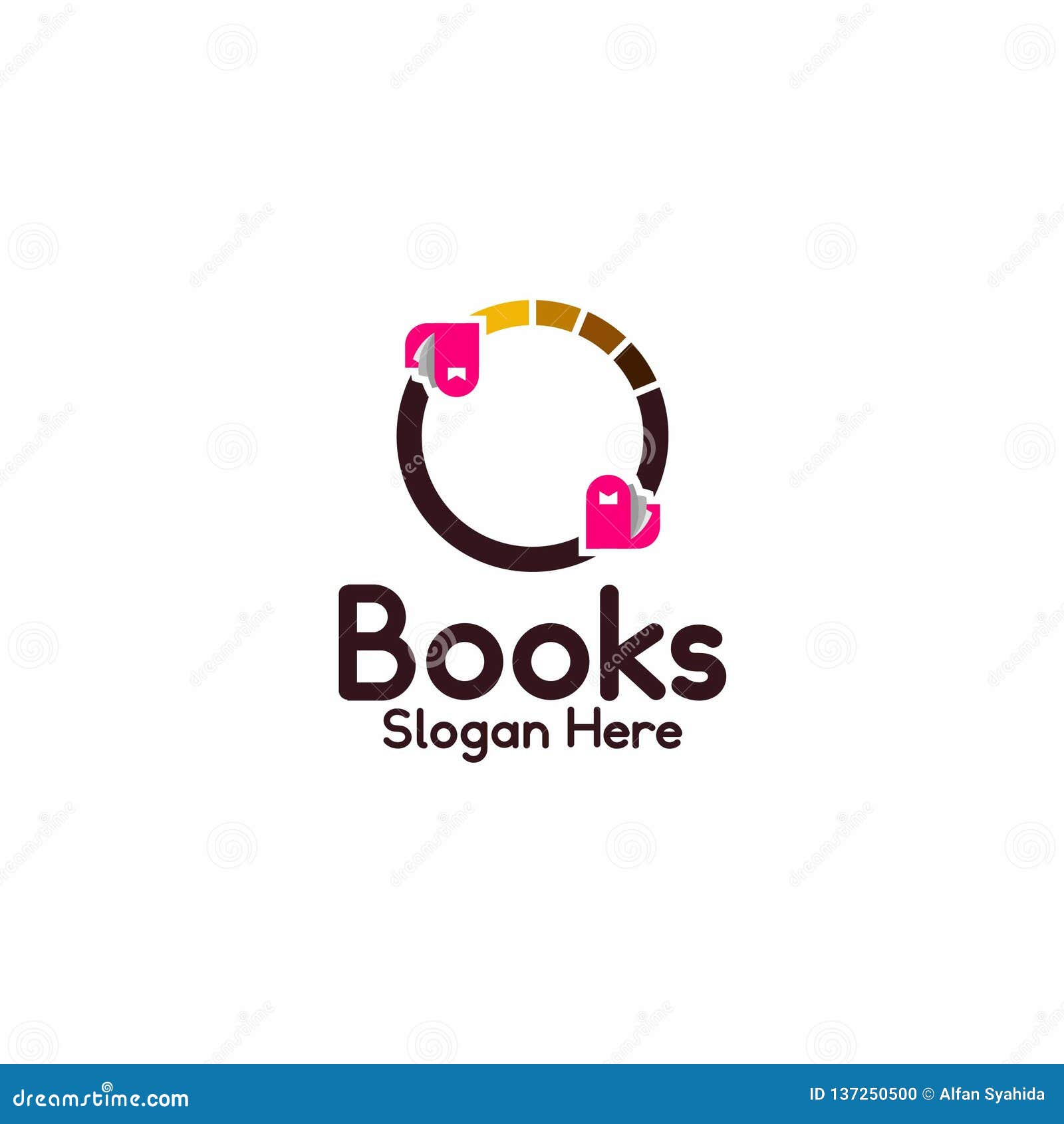 Book Swap Logo Design Template Vector Illustration Stock Vector ...