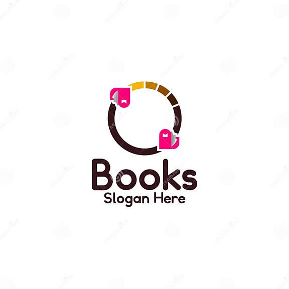 Book Swap Logo Design Template Vector Illustration Stock Vector ...