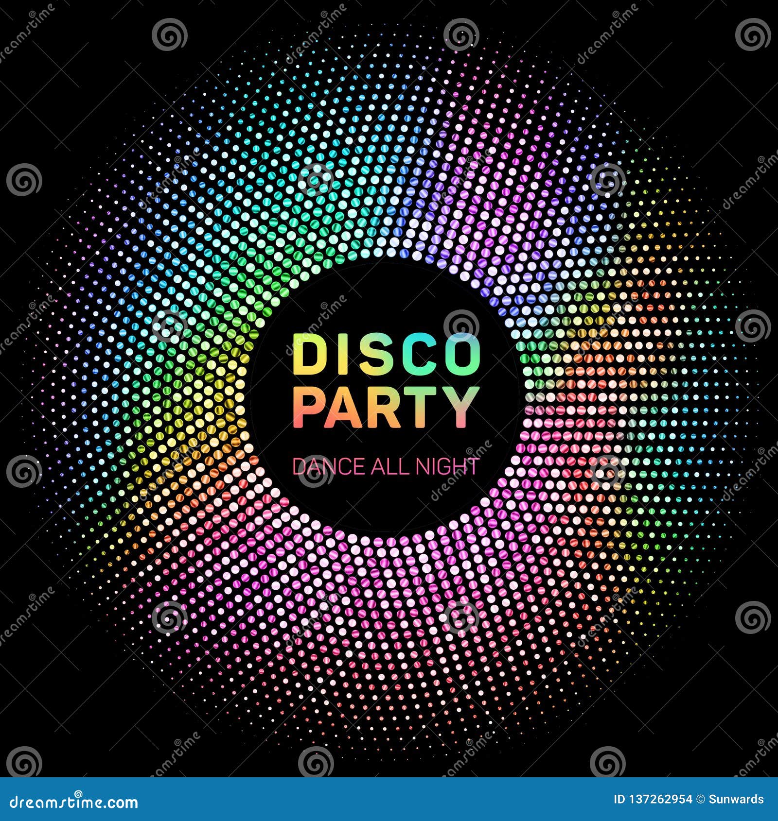 Rainbow Neon Rave Lights