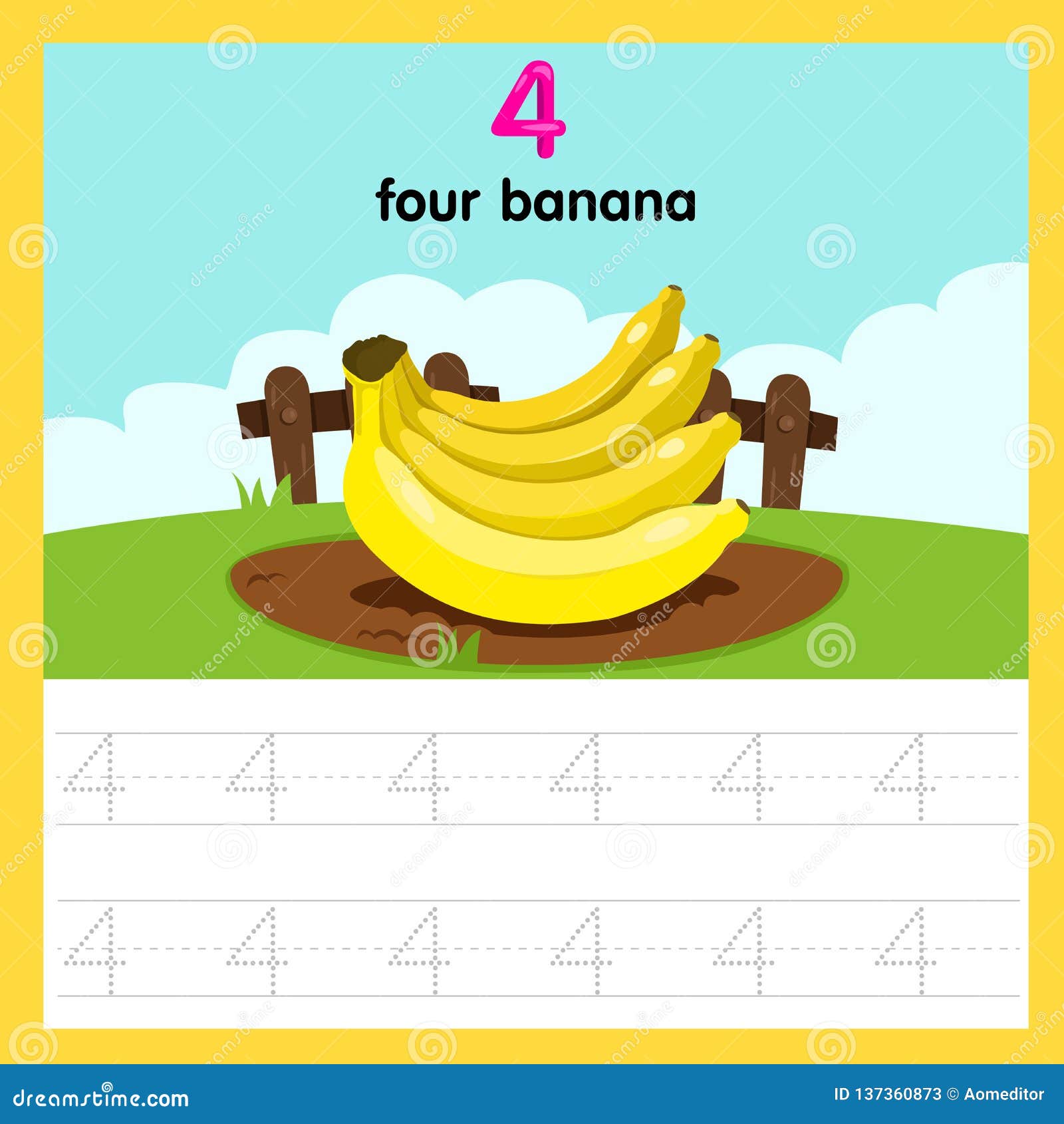 Four Banana Drawing Black And White Royalty-Free Cartoon ...