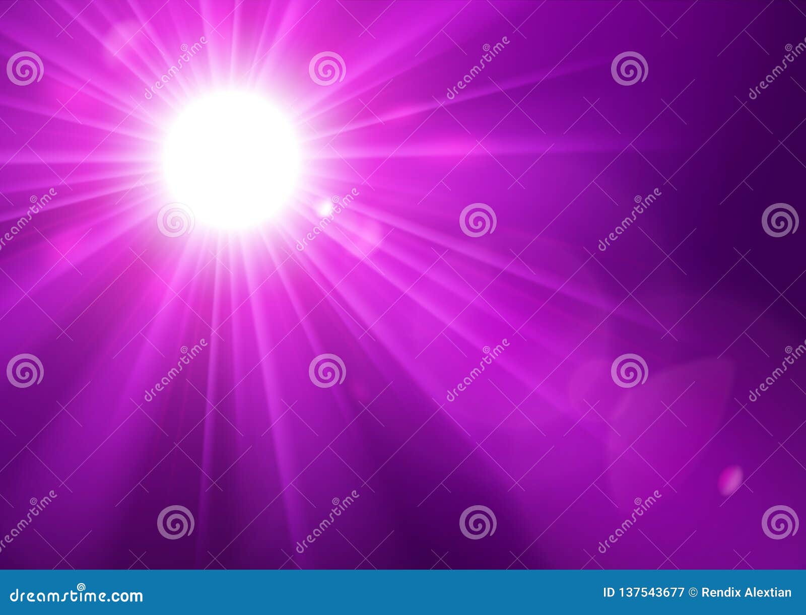 Violet Lights Shining with Lens Flare Vector Illustration Stock Vector ...
