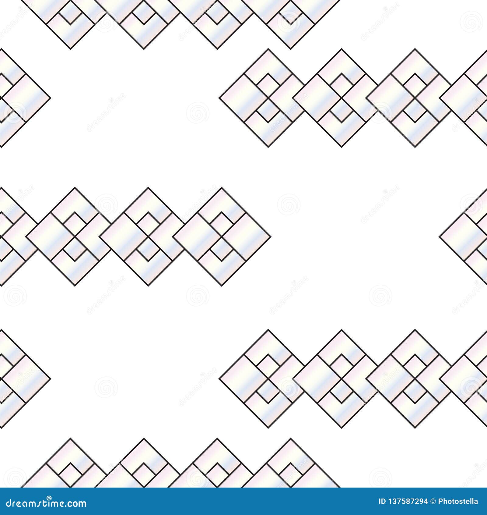 Seamless Pattern with Abstract Grey Squares Vector - Geometrical Shapes ...