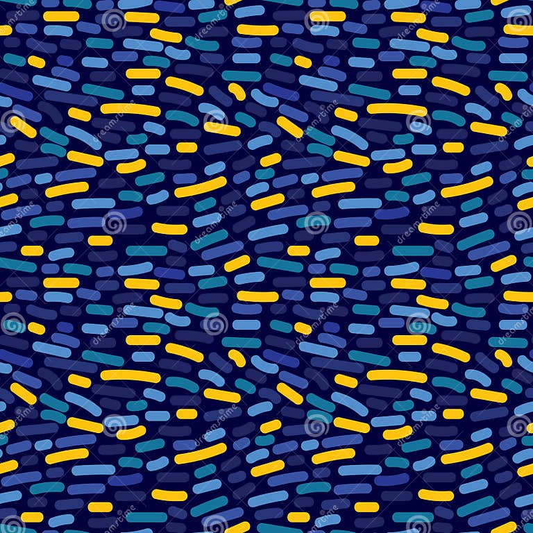 Seamless Pattern with Blue Spots Stock Vector - Illustration of festive ...