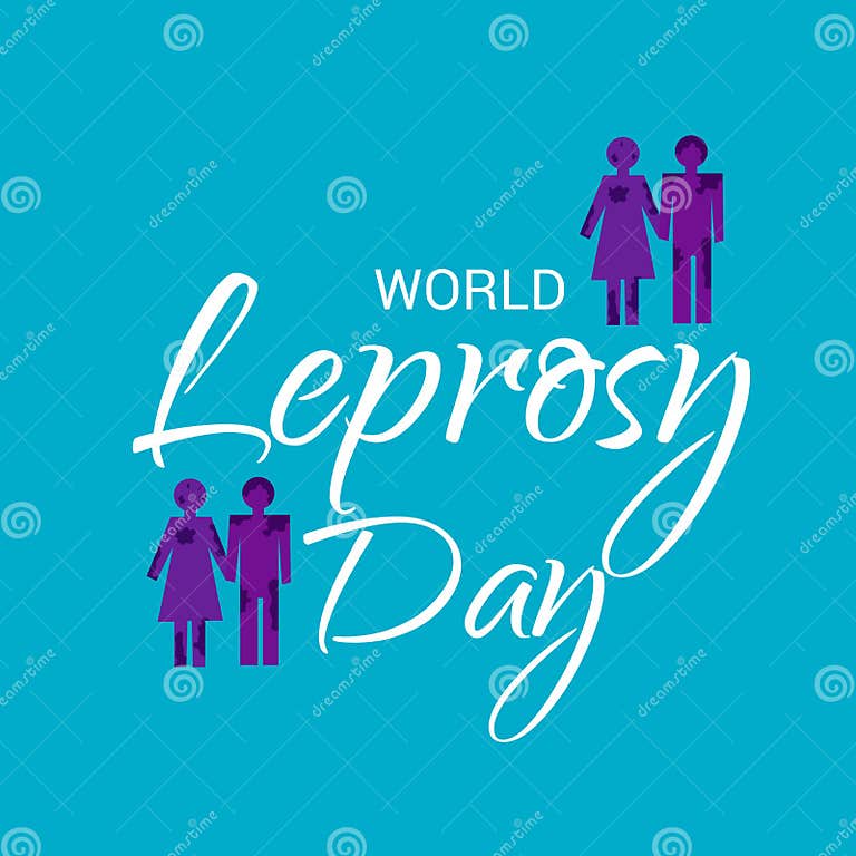 World Leprosy Day. stock illustration. Illustration of mask - 137601451