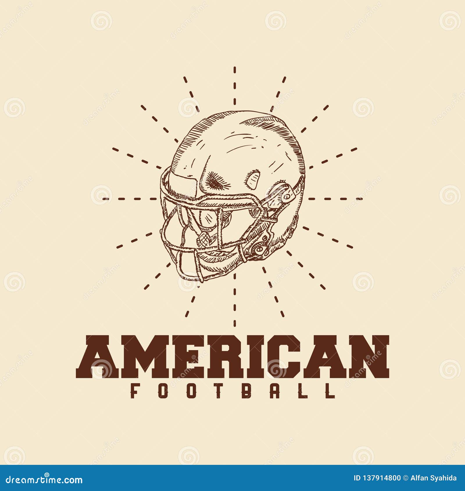Helm Hand Drawn Vector Illustration. Cartoon Style. | CartoonDealer.com ...