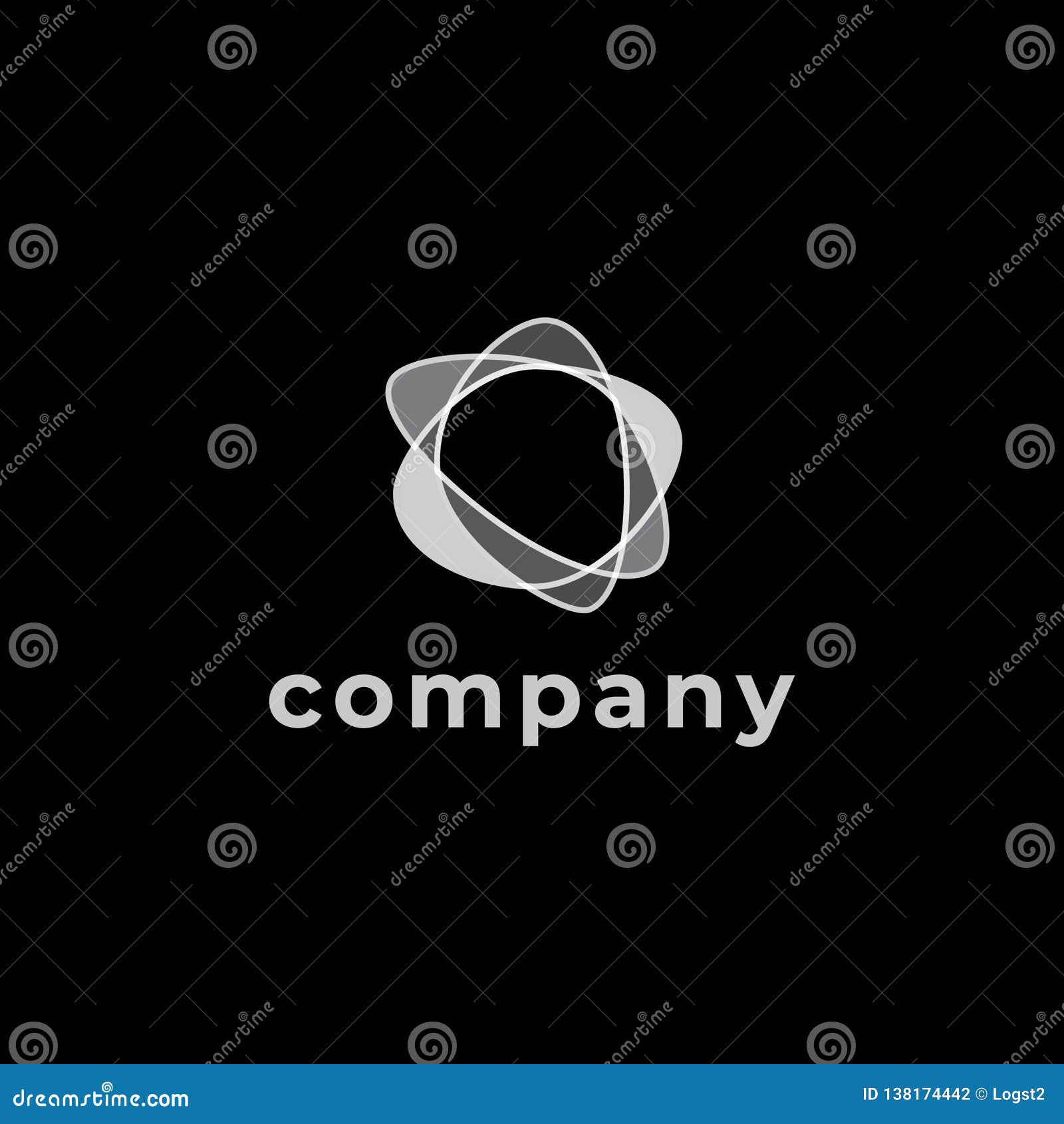 Business Logo Design. Orbital Logo Stock Vector - Illustration of color ...