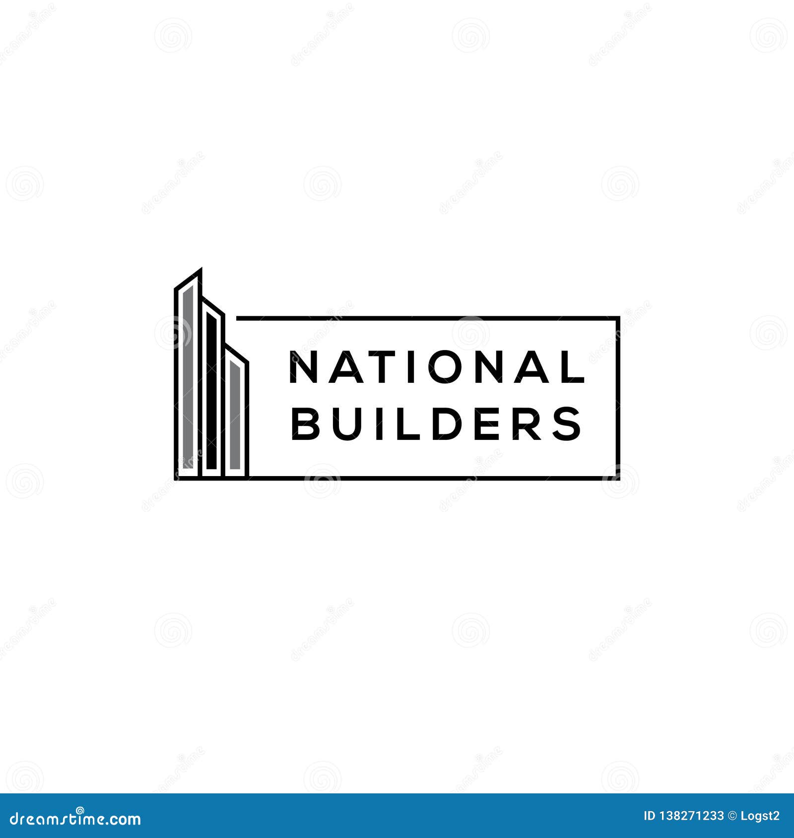 Building Company Vector Logo. Building Emblem Stock Vector ...