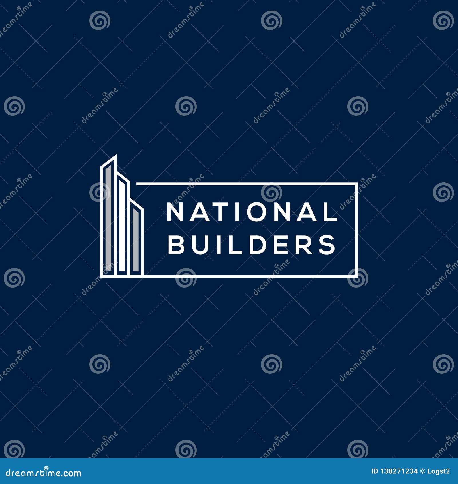 Building Company Vector Logo. Building Emblem Stock Vector ...