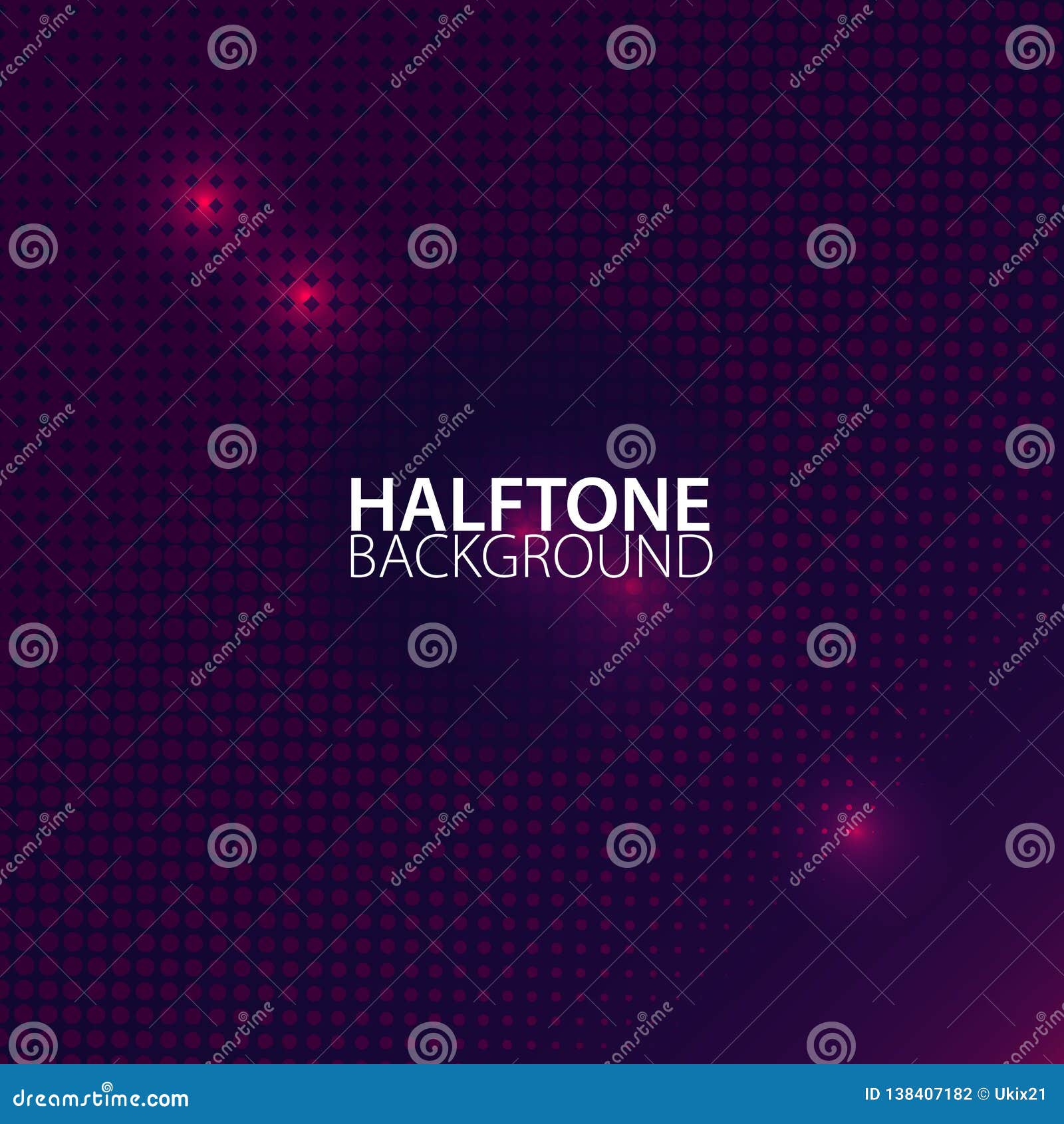 Halftone Background Vector with Text Stock Vector - Illustration of ...