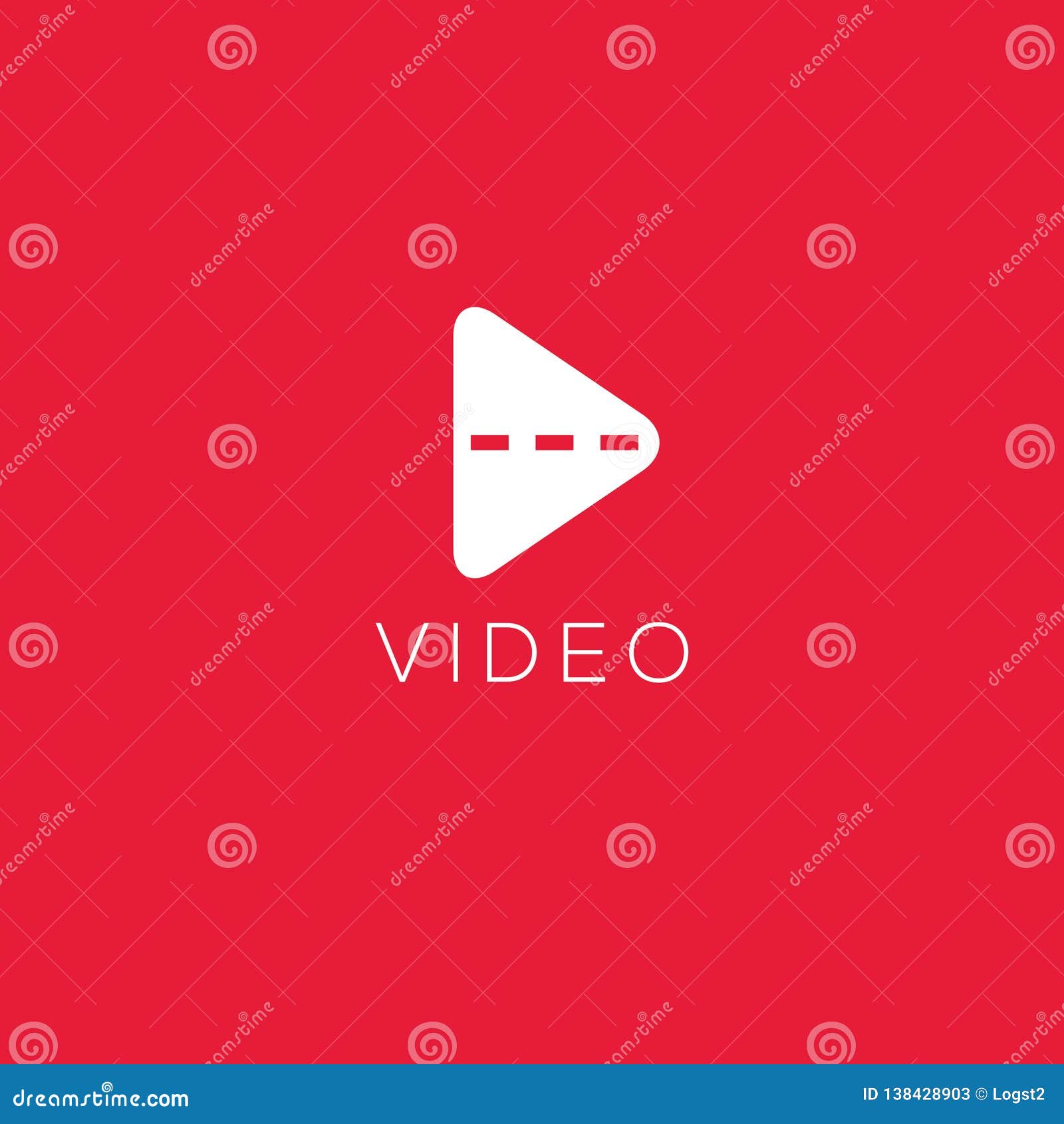 Video Vector Logo. Video Streaming Logo. Start Button Logo Stock Vector ...