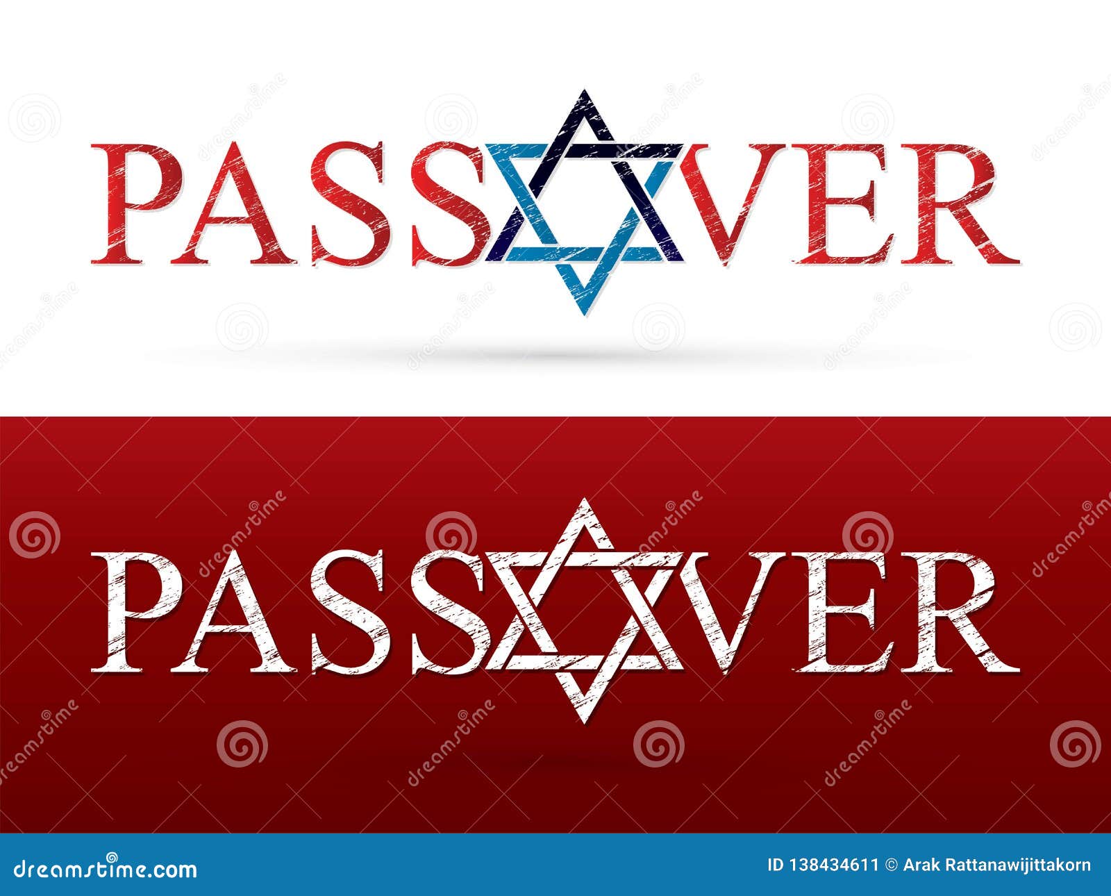 Passover Wish Israel Star Graphic Stock Vector - Illustration of david ...