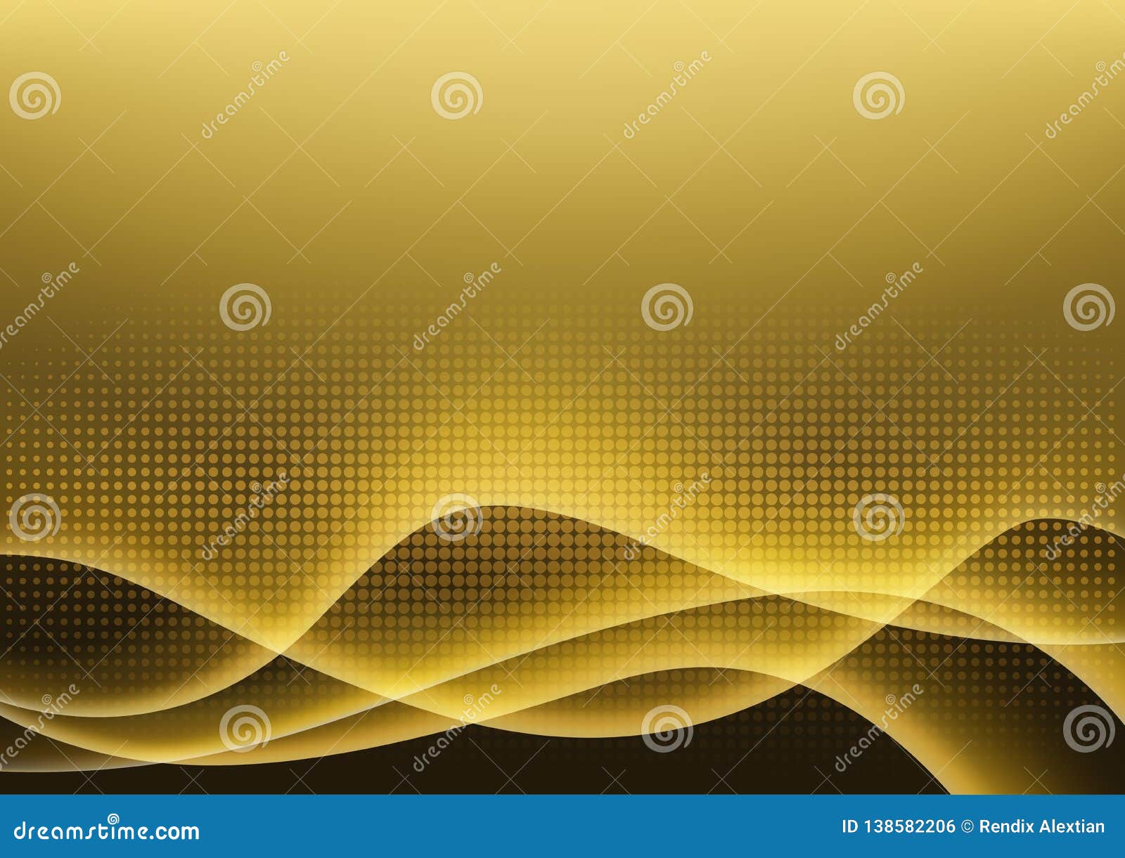 Futuristic Gold Light Glowing Stock Vector - Illustration of cool ...