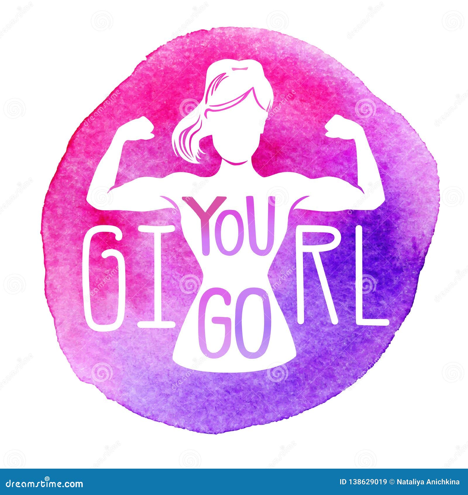 Bodybuilder With A Bright Smile Lifts A Weighted Bag Overhead ...