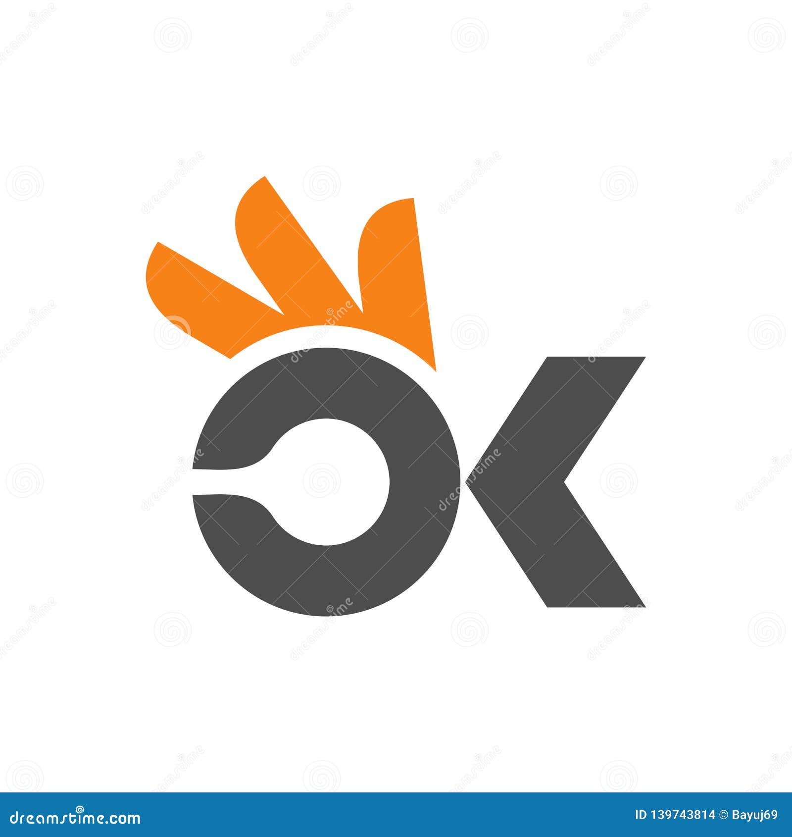 OK Icon Logo Design Template Stock Vector - Illustration of checkmark ...