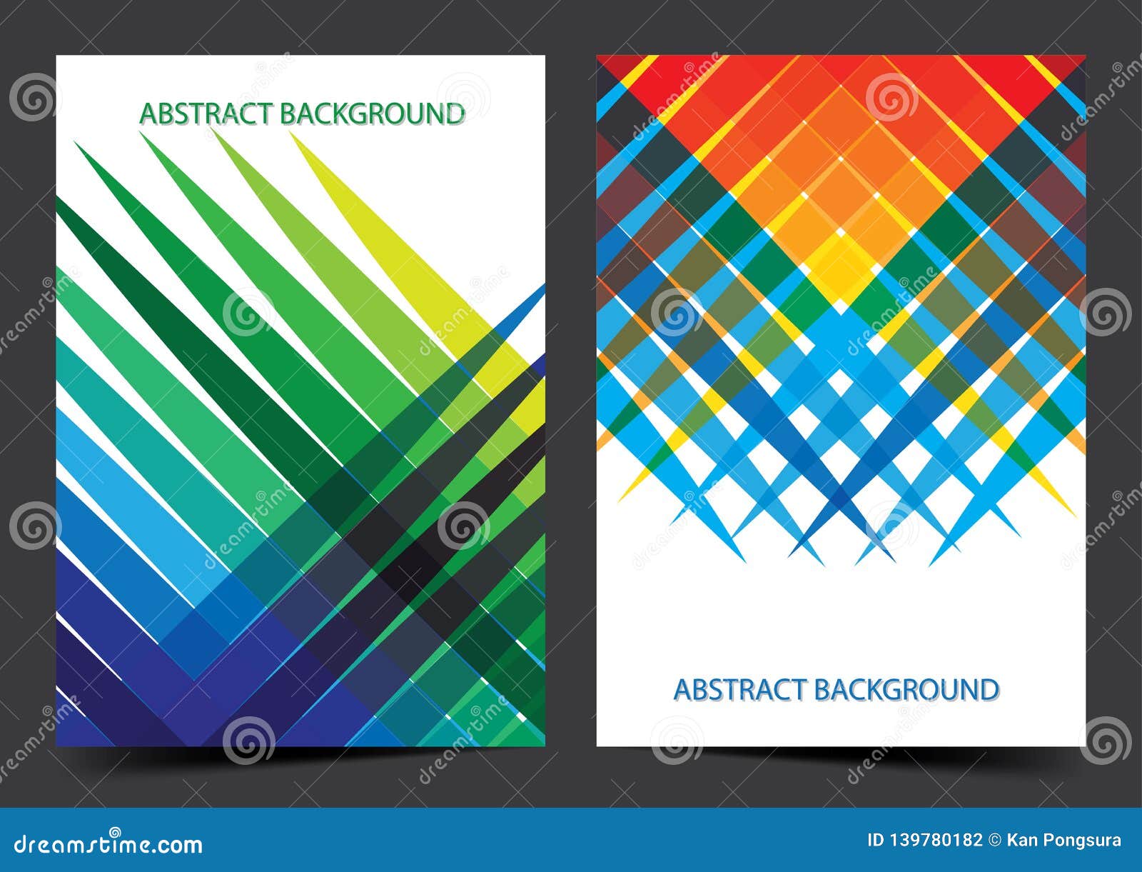 Report Cover Abstract Background Template Design Stock Vector ...