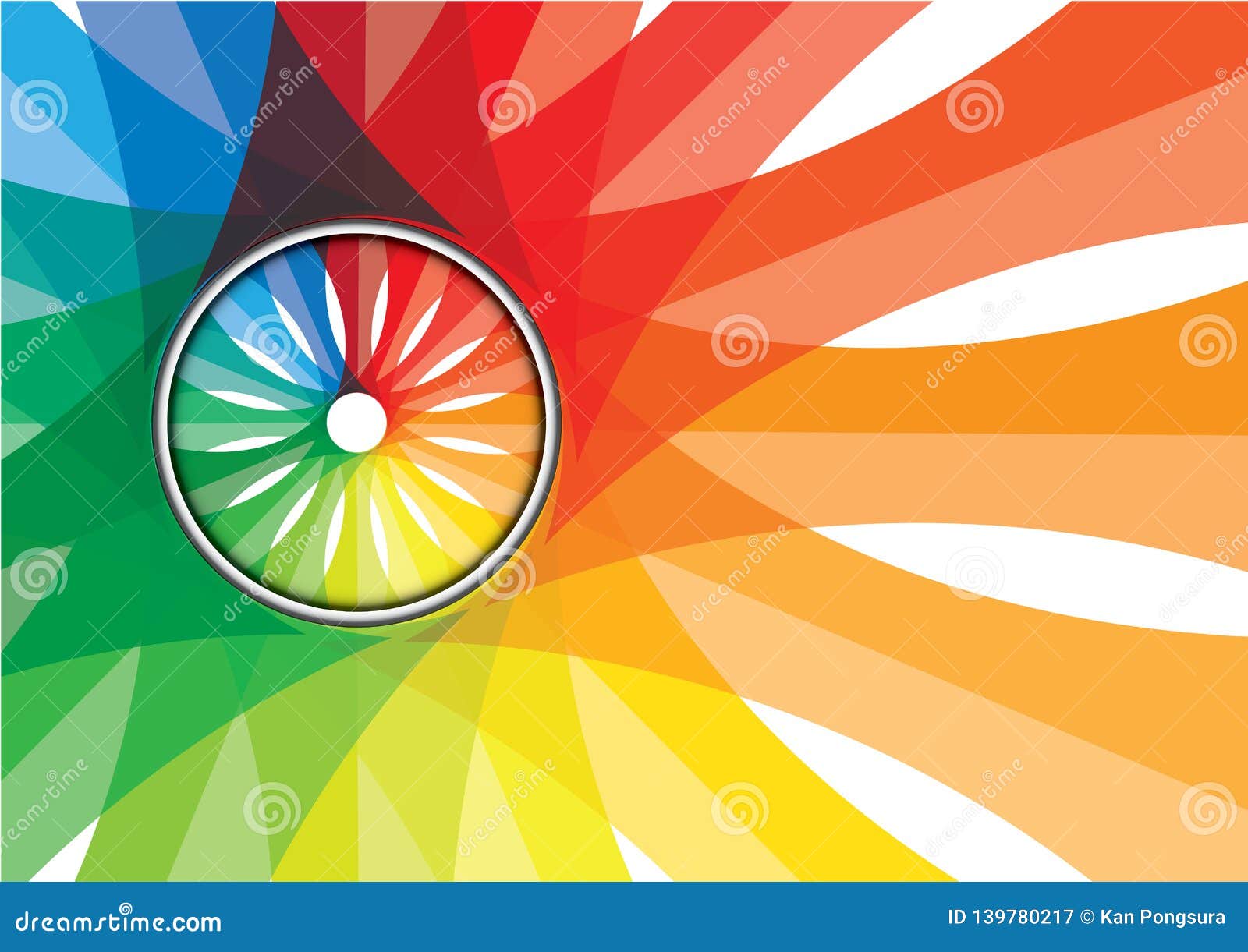 Abstract Background Circle Template Design Stock Vector - Illustration ...