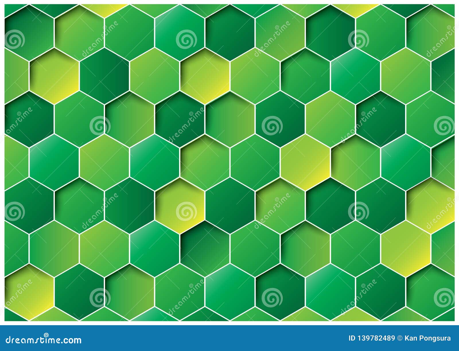 Green Shape Pattern Abstract Background Stock Vector - Illustration of ...