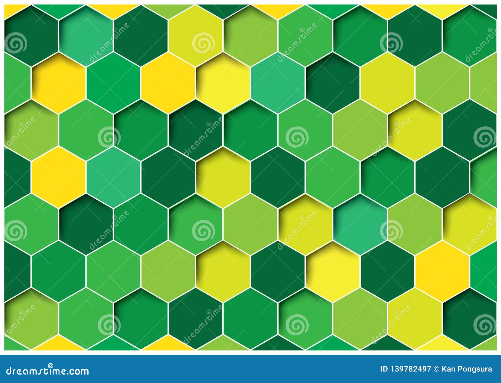 Green Shape Pattern Abstract Background Stock Vector - Illustration of ...