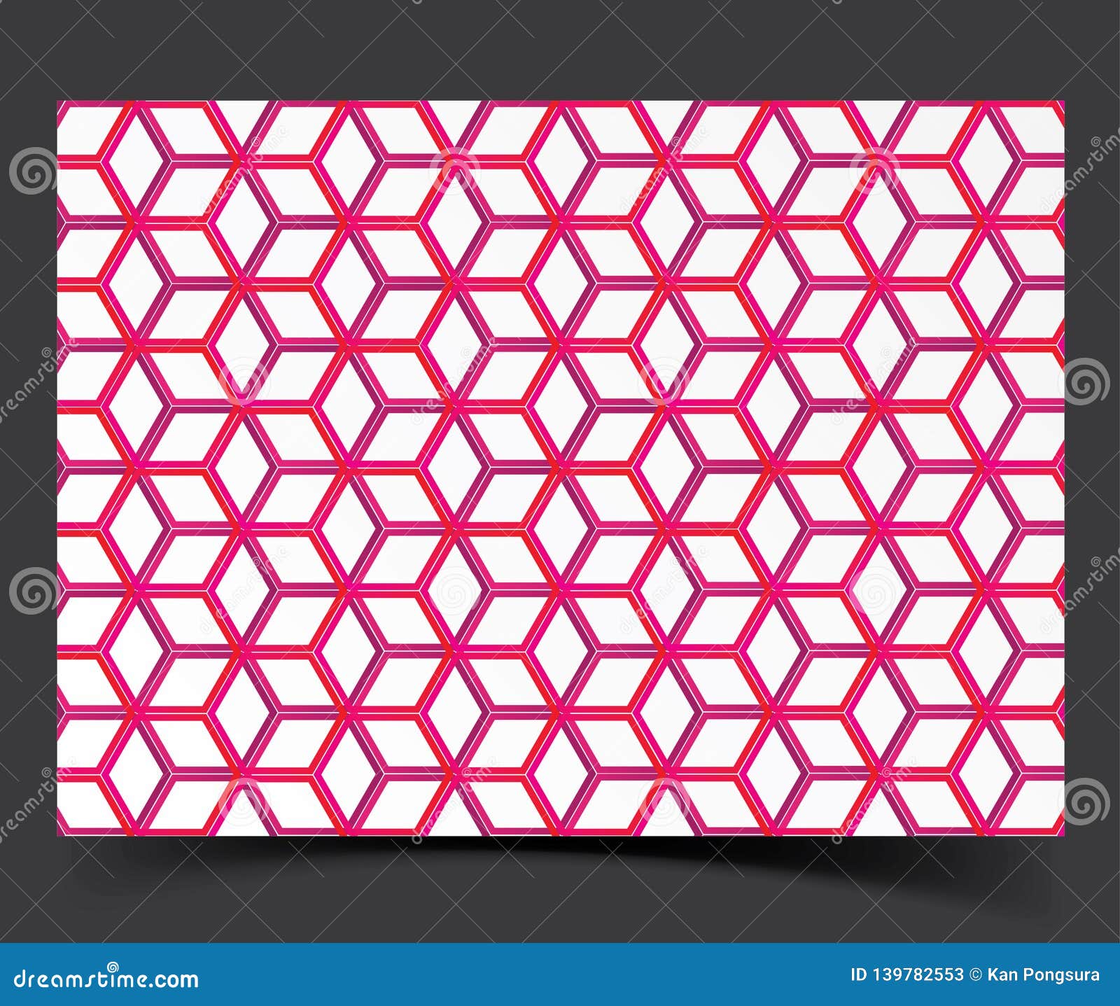 Magenta Shape Pattern Abstract Background Stock Vector - Illustration ...