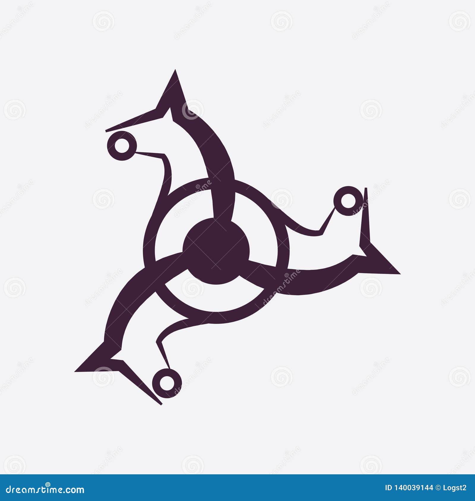 Equine Vector Logo. Horse Vector Logo. Triple Logo Stock Vector ...