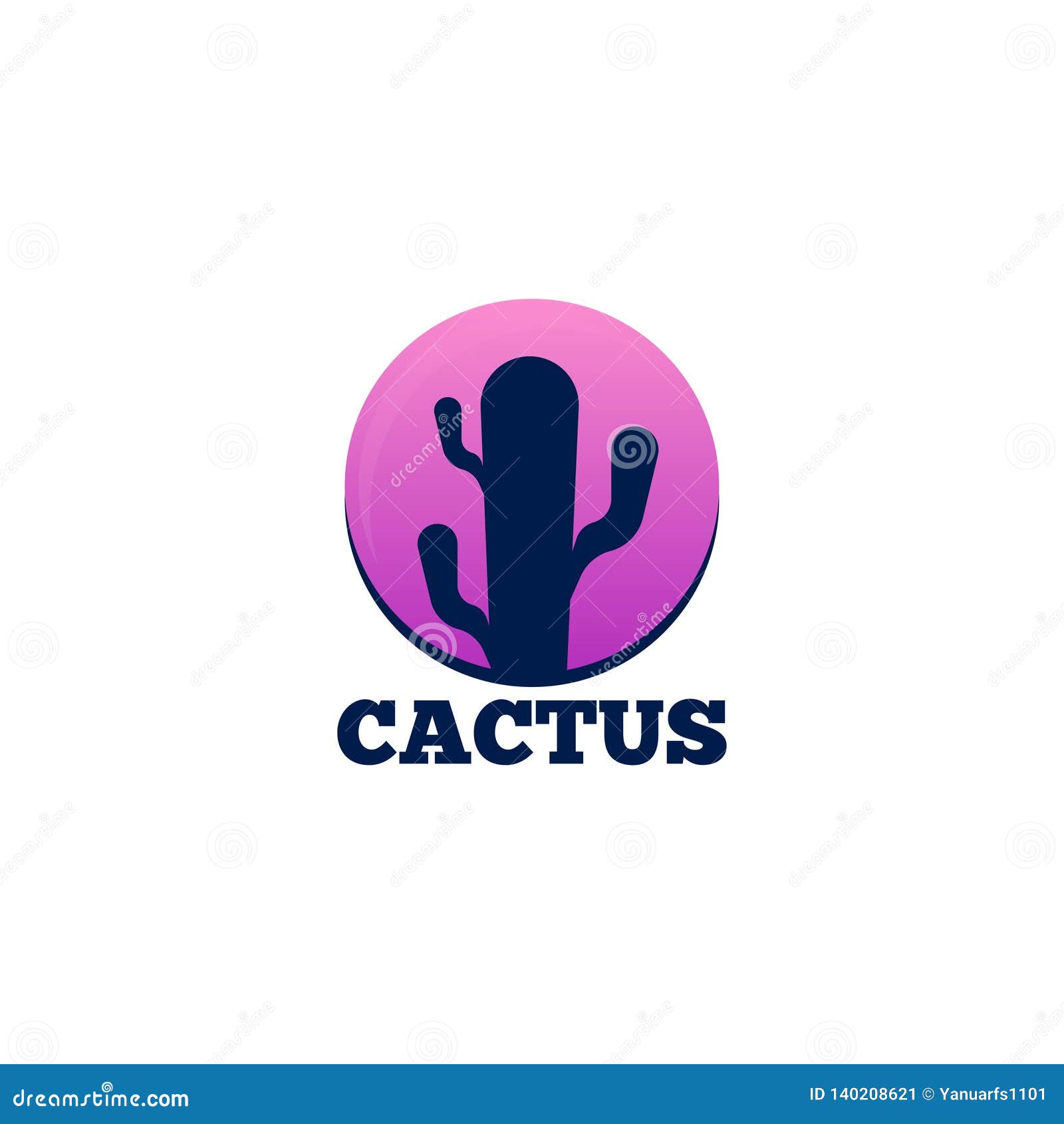 Cactus Logo Vector. Cactus Logo Template Stock Illustration ...