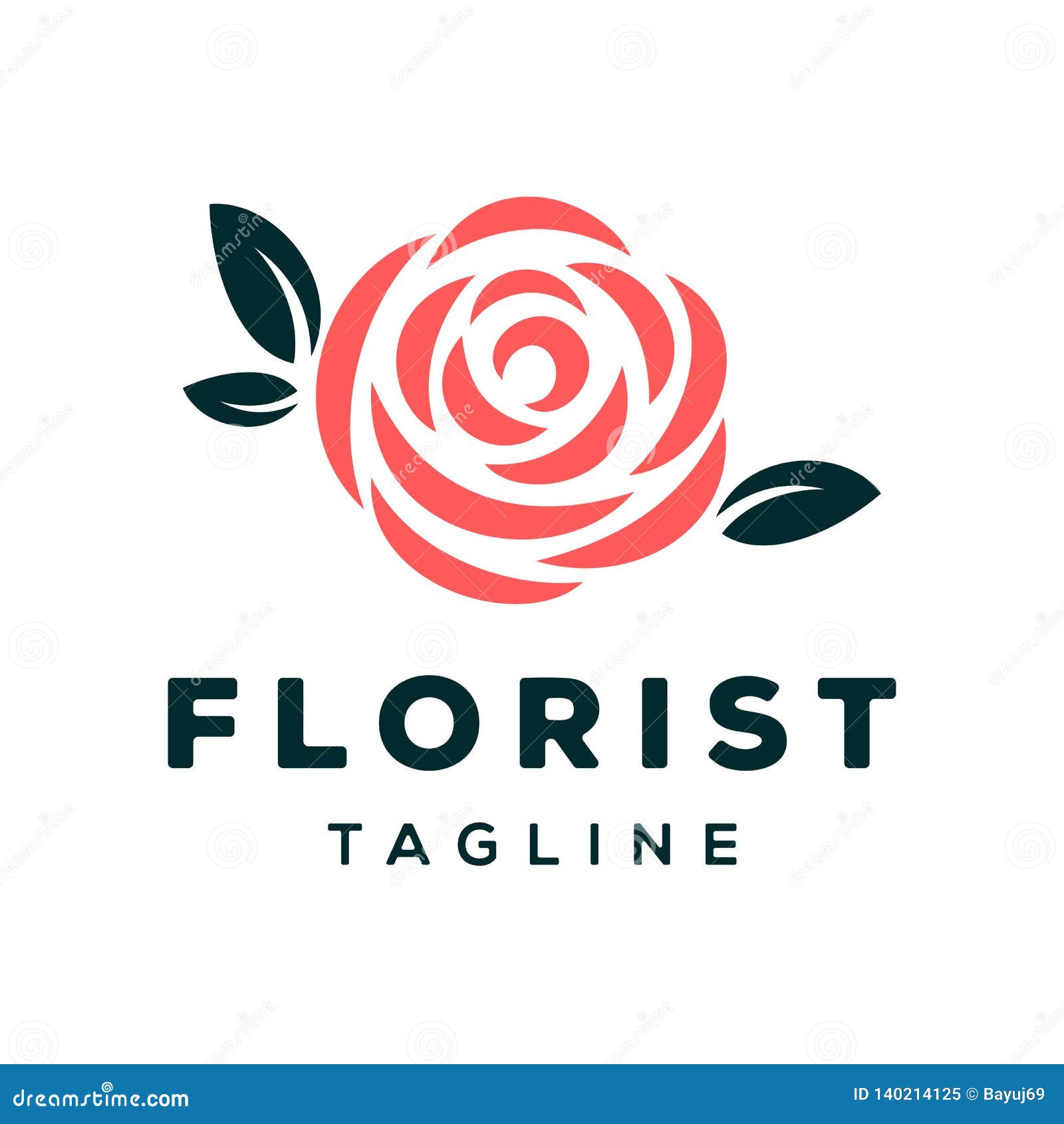 Florist Vector Logo Design Template Stock Vector - Illustration of gift ...