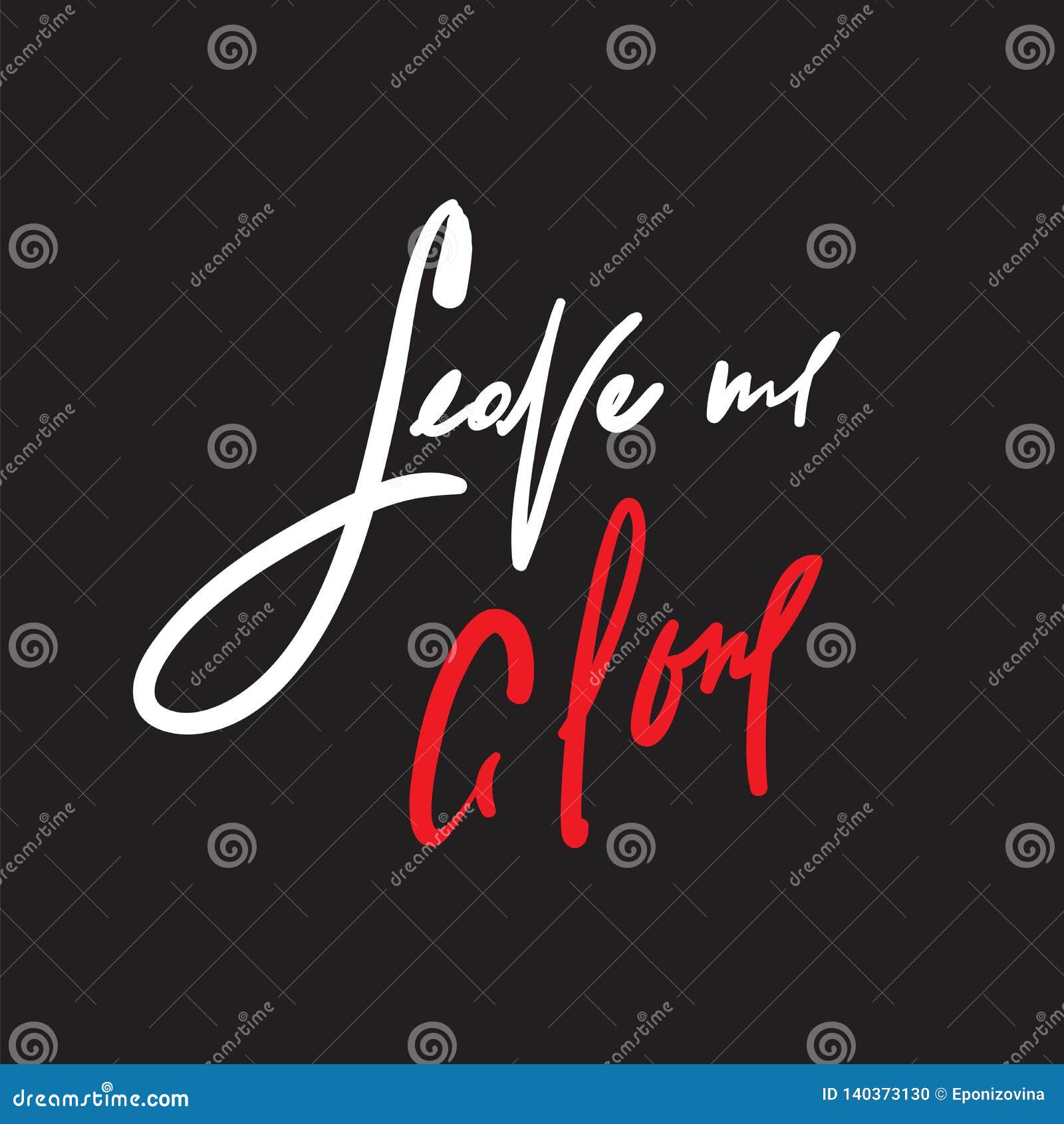 Leave Me Alone - Motivational Quote. Hand Drawn Beautiful Lettering ...