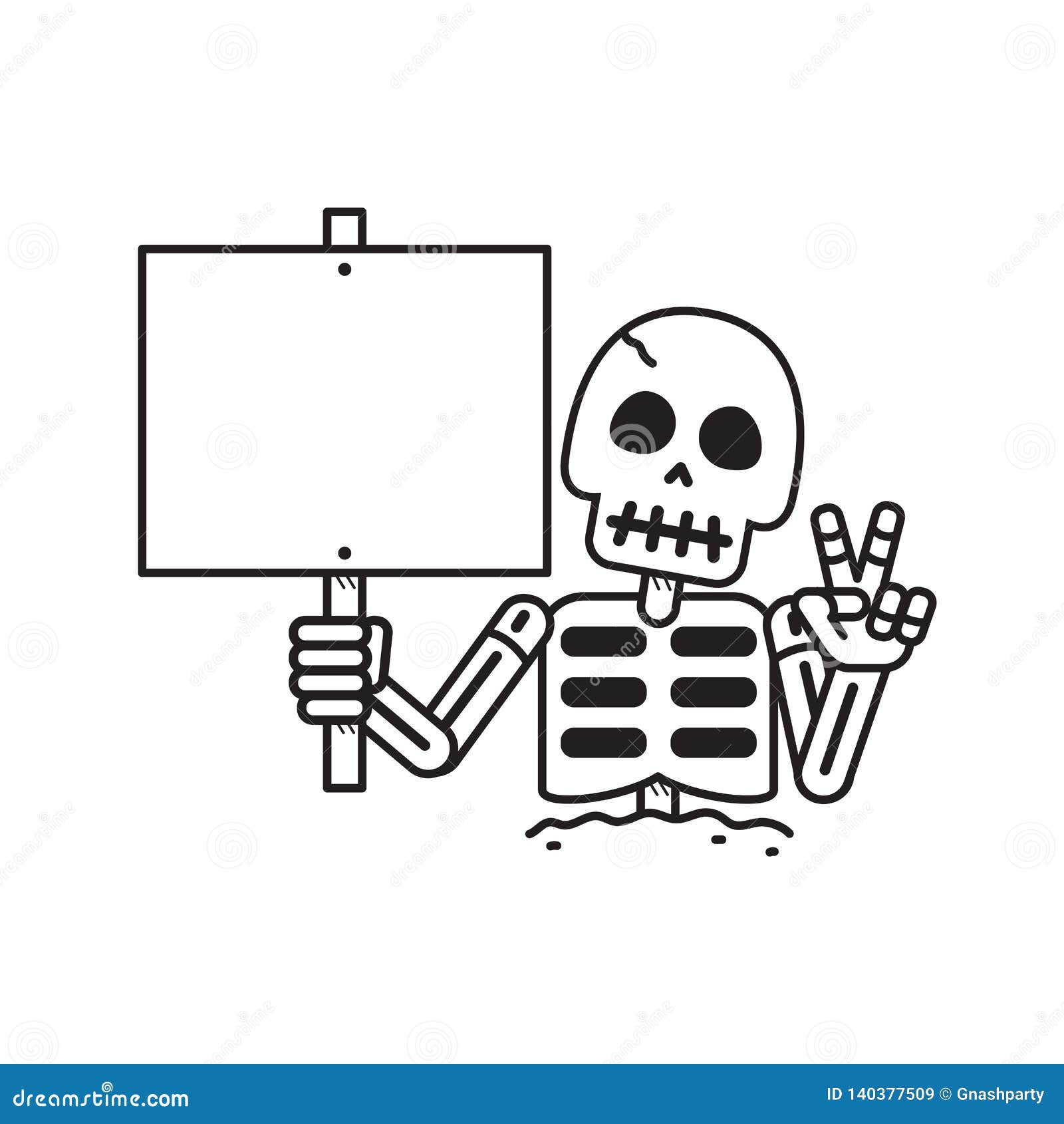 Skeleton Sign. Anatomy Lettering. Death Typography. Letters From Vector ...