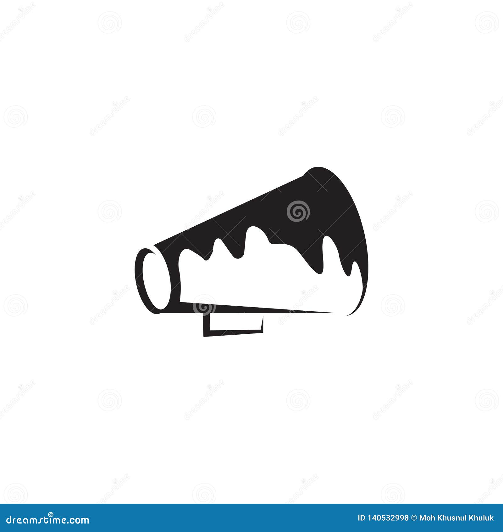 Abstract Megaphone Icon Logo Vector Stock Vector - Illustration of loud ...
