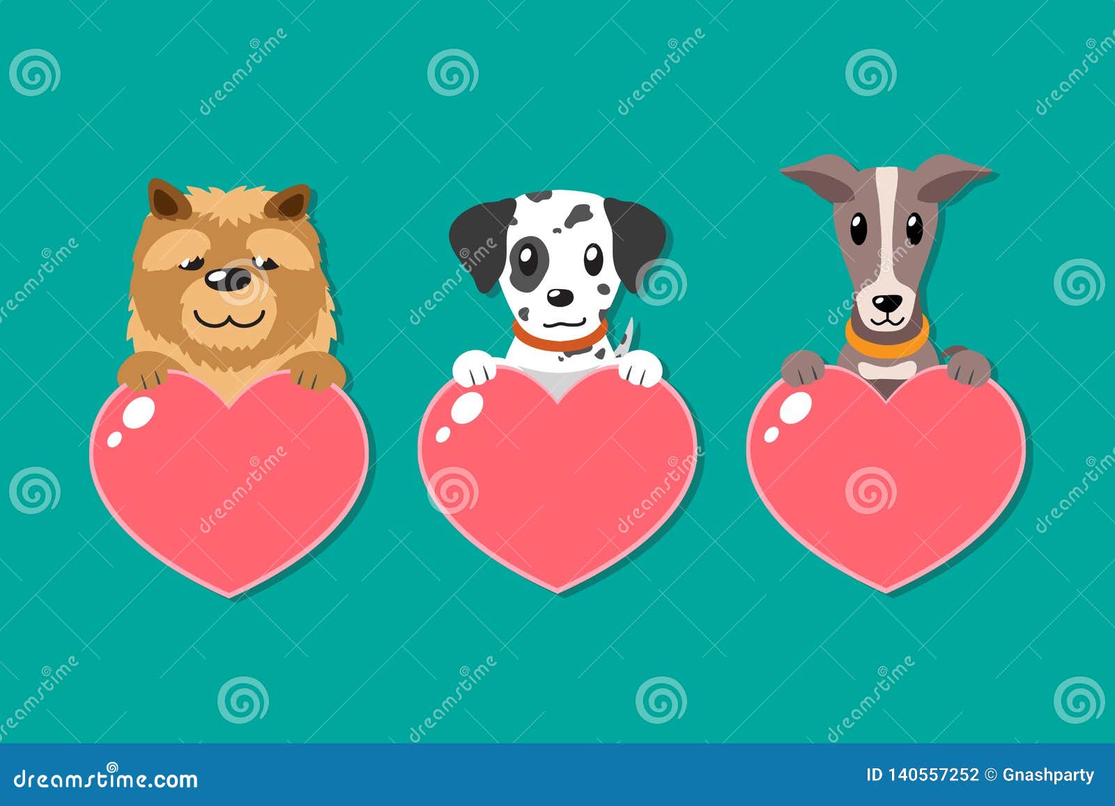 Set Of Character Chao Chao Dog Faces Showing Different Emotions Cartoon ...