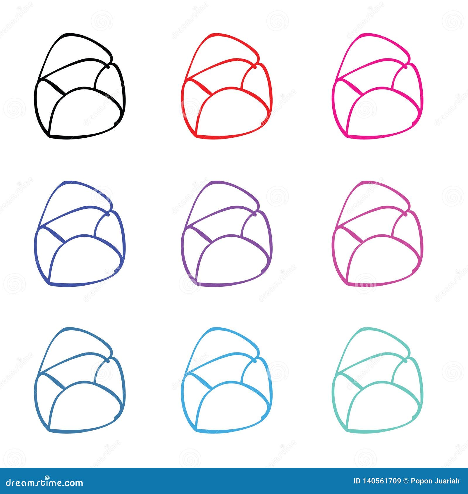 Colorfull Design Open Letter Vector Stock Vector - Illustration of ...