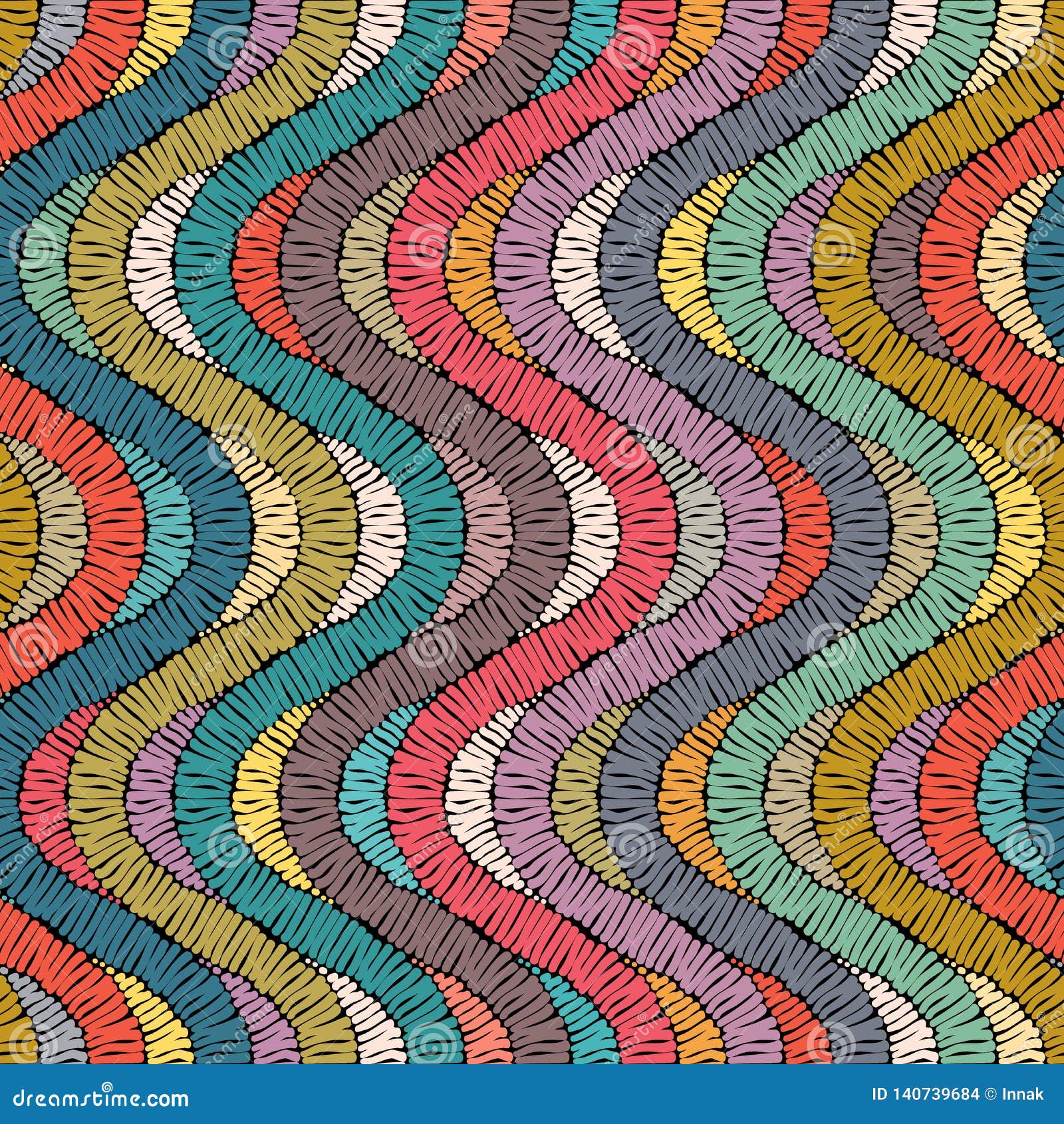 Embroidery or Colored Fabric Pattern Texture Repeating Seamless ...