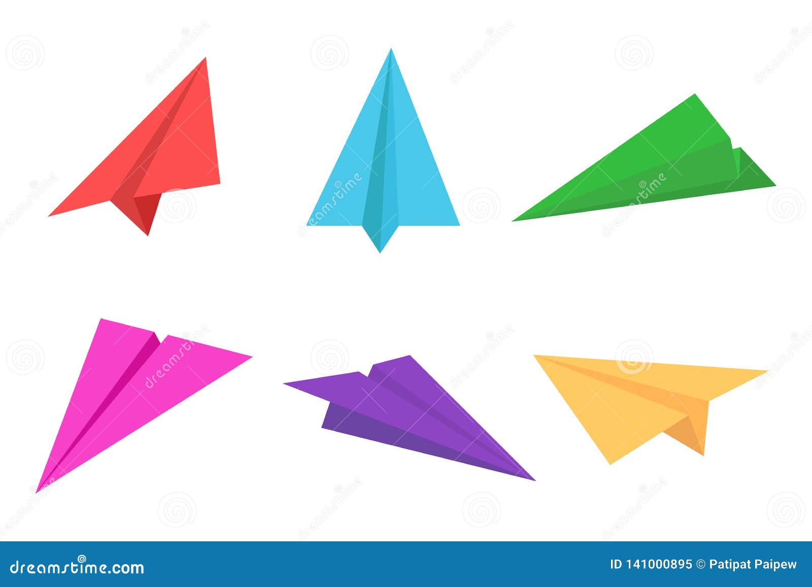 Paper Airplane Vector