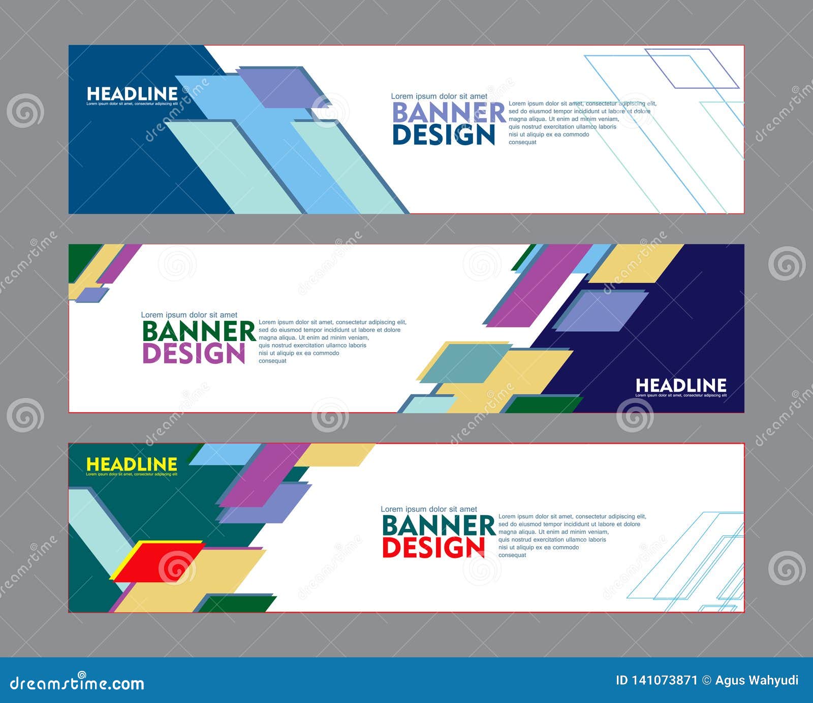 Set of Banner Design, for Web Banner, Brochure, Fyler, Book Cover and ...