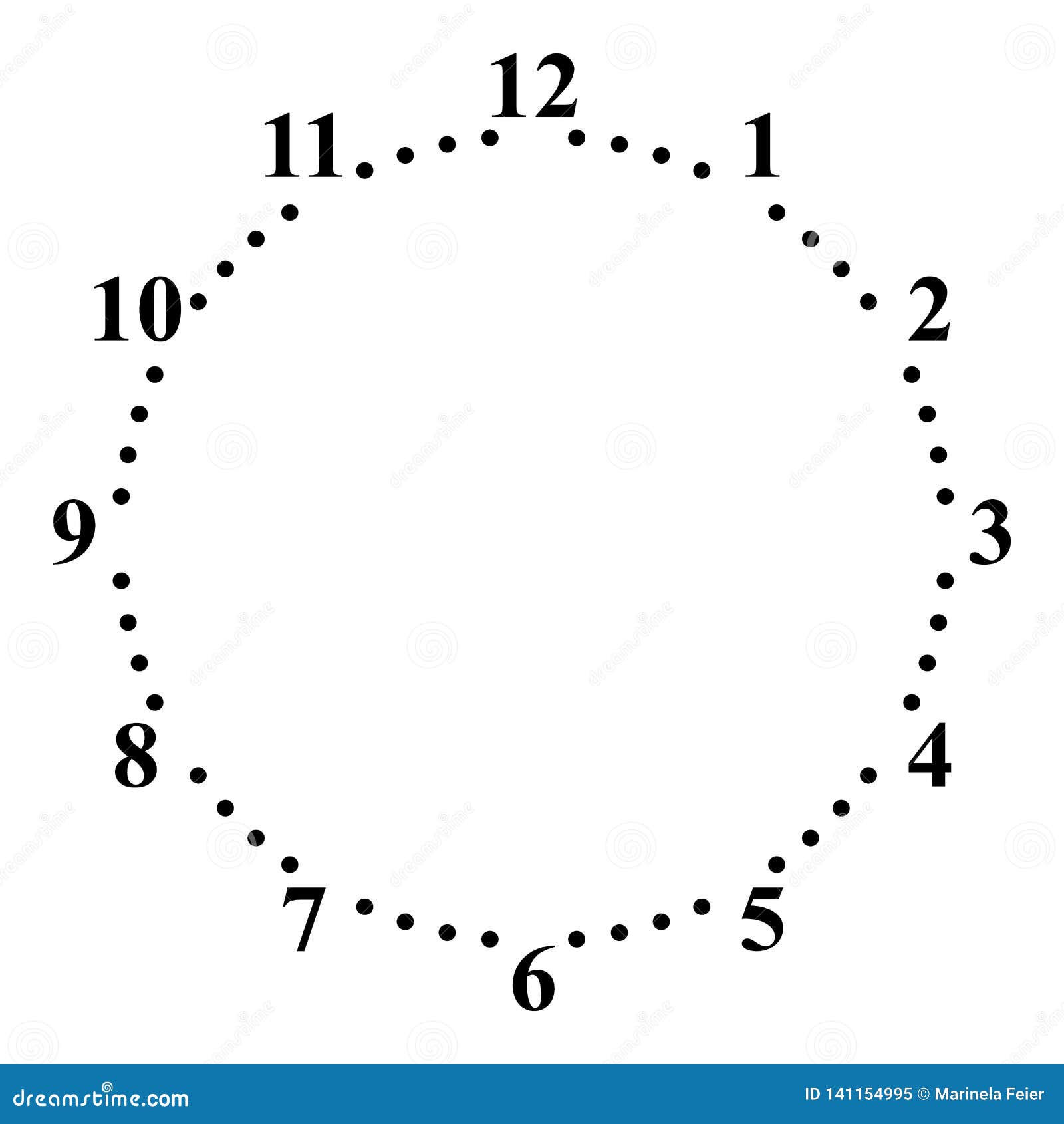 Clock Dial Black Rectangle Signs With Rounded Corners Cartoon Vector ...