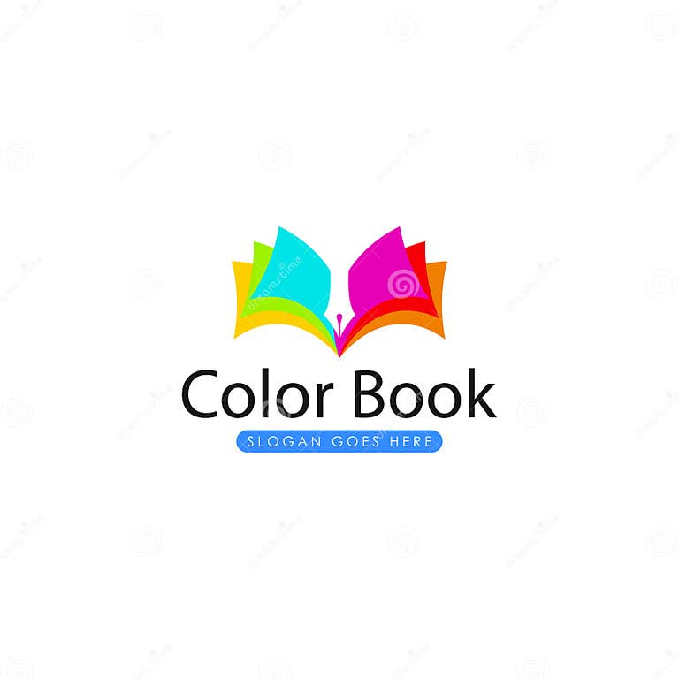 Book Logo Template. Book Logo Vector Stock Illustration - Illustration ...