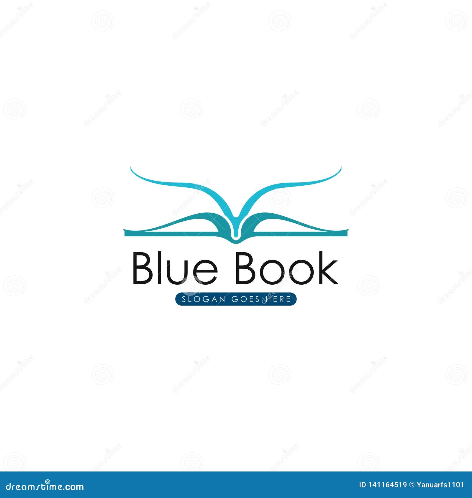 Book Logo Template. Book Logo Vector Stock Illustration - Illustration ...