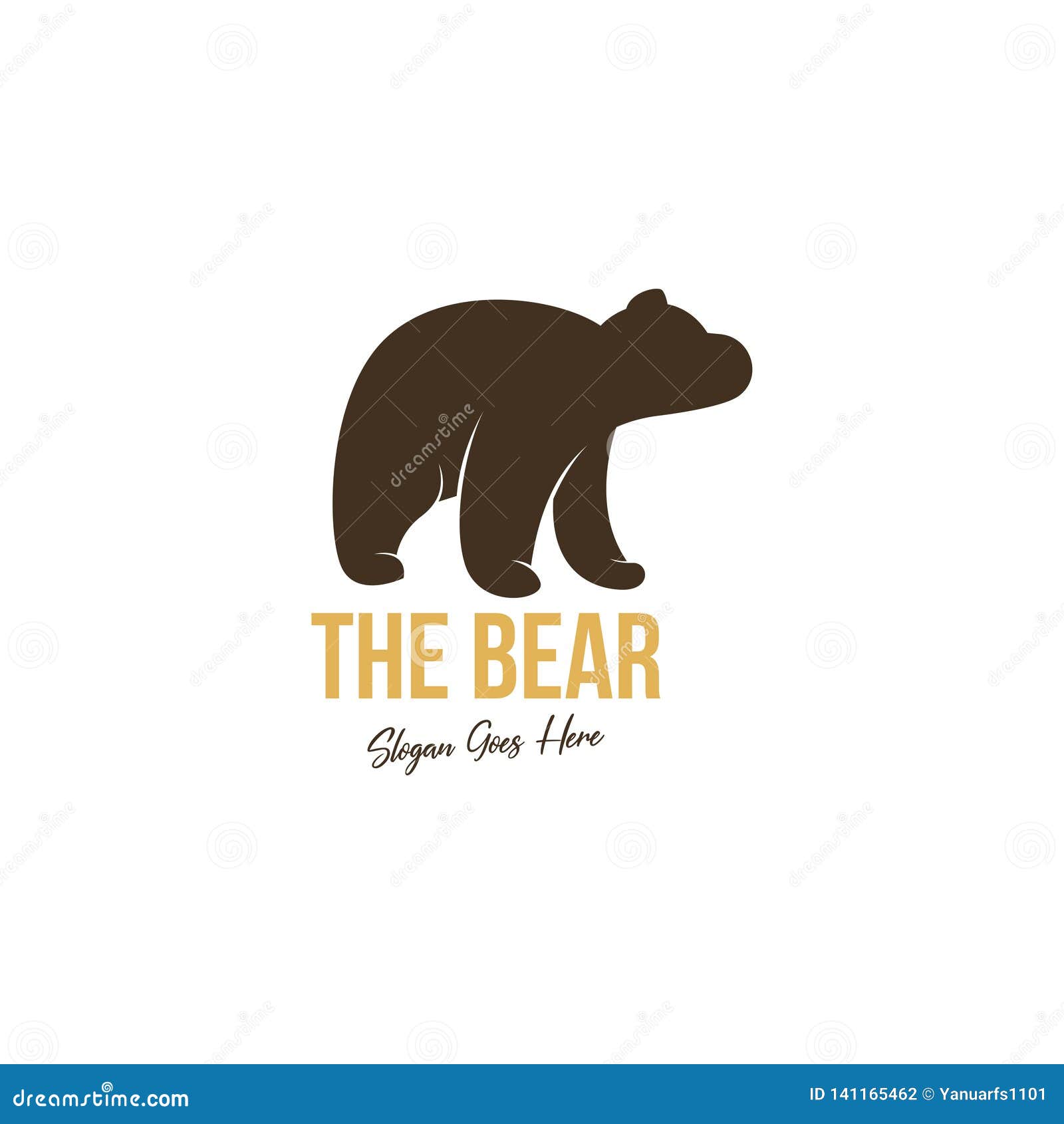 Bear Logo Vector. Bear Logo Template Stock Illustration - Illustration ...