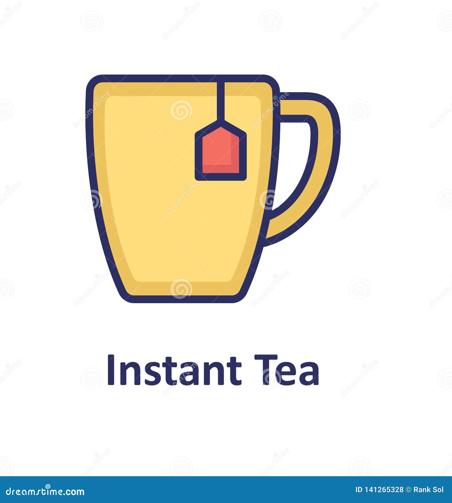 Instant Tea Isolated Vector Icon Which Can Easily Modify or Edit Stock ...