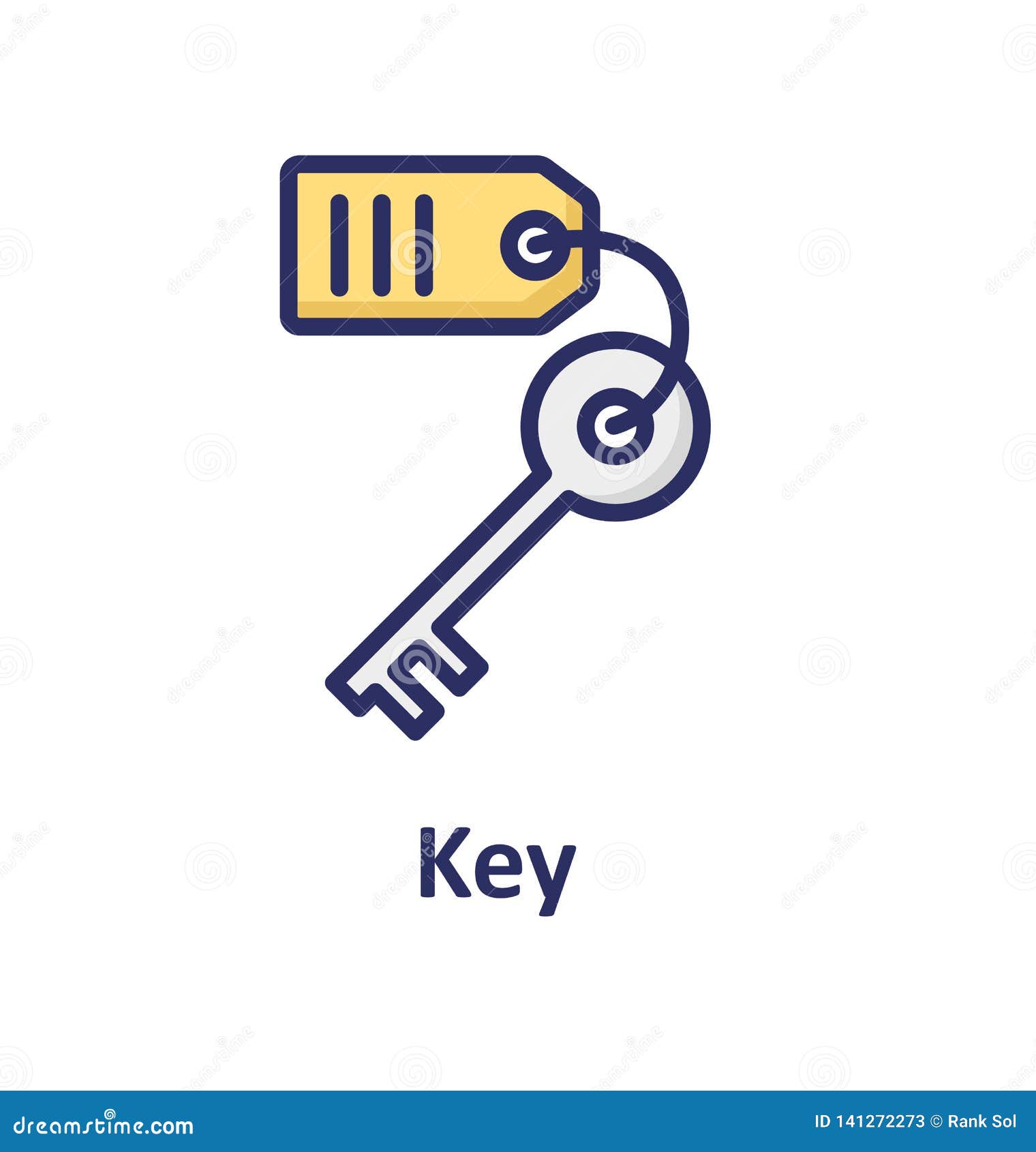 Key Isolated Vector Icon Which Can Easily Modify or Edit Key Isolated ...